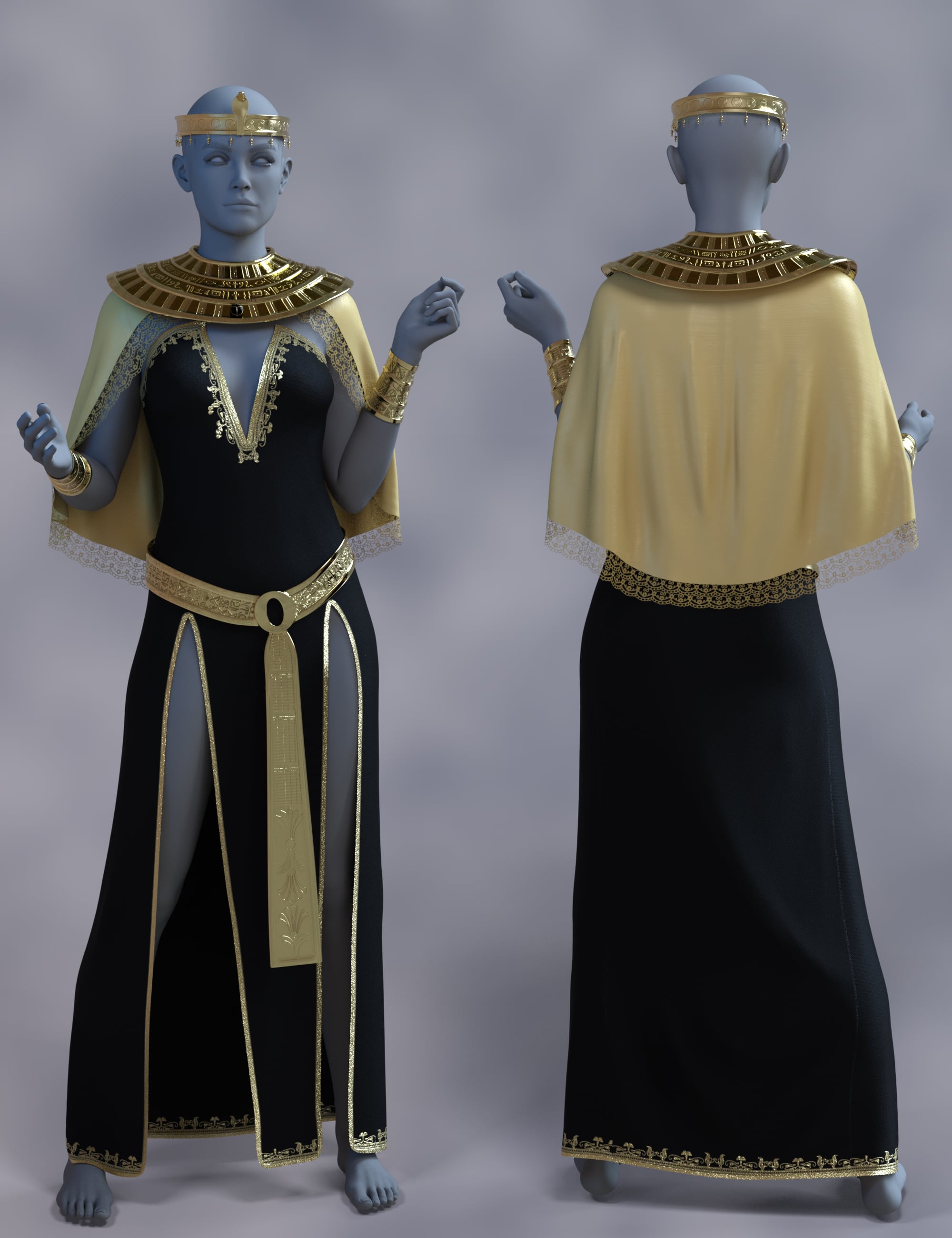 dForce Sand's Enchantress Outfit for Genesis 9 | Daz 3D
