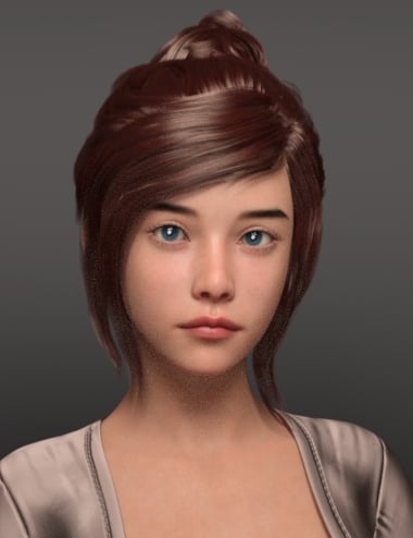 Qili Hair for Genesis 9 | Daz 3D