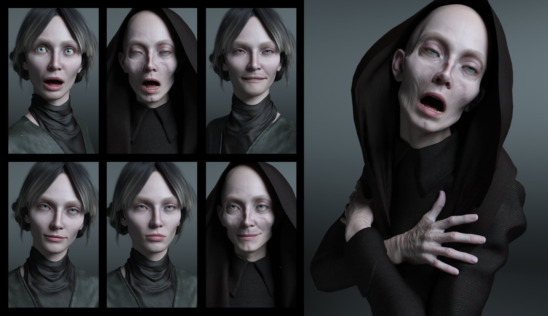 The Expression Collection for Death 9 | Daz 3D