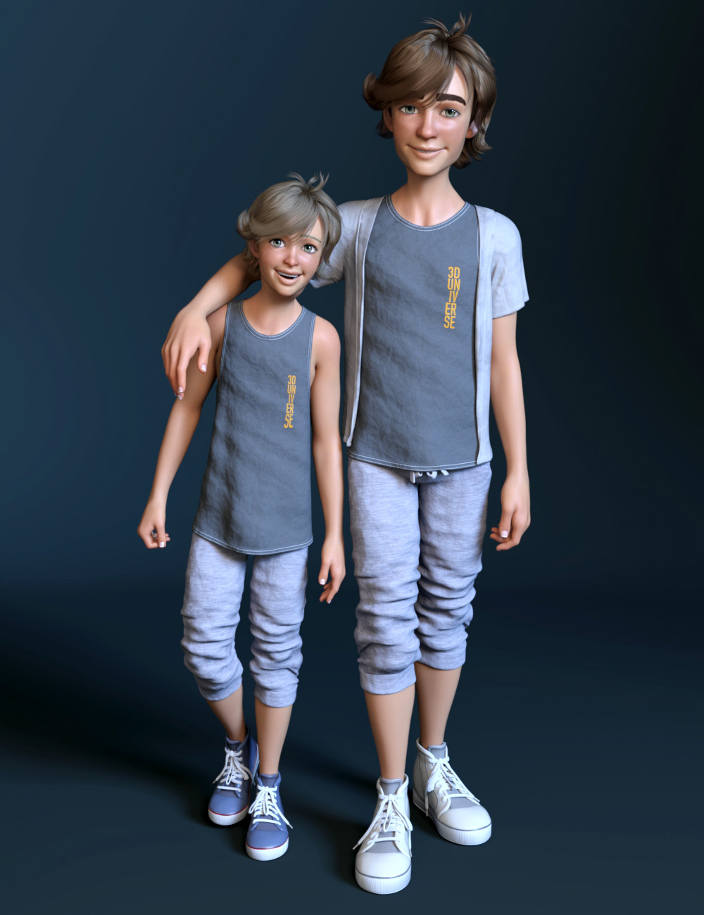 Young Toon Male for Cartoon Adult Male for Genesis 9 | Daz 3D