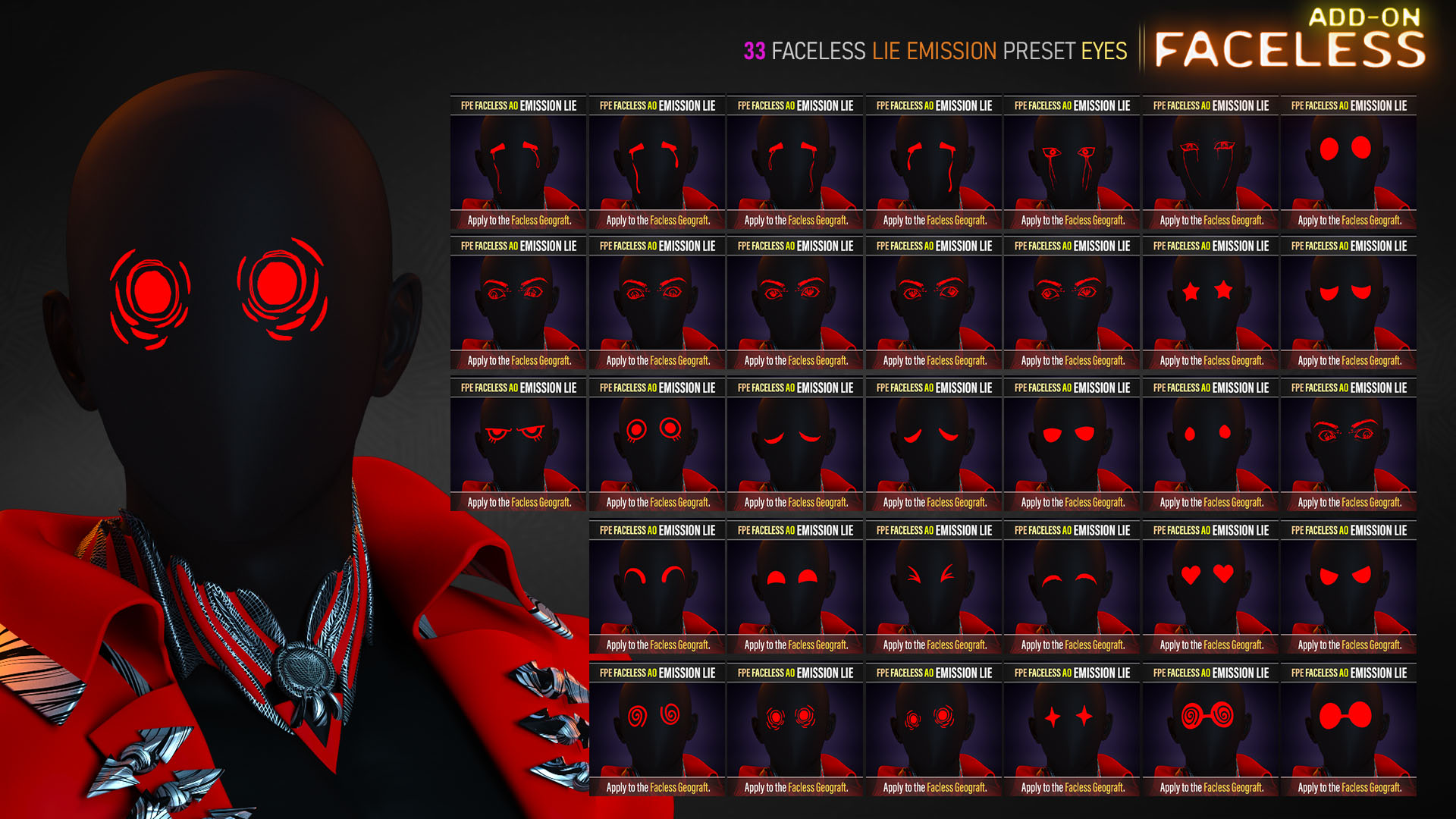 FPE Faceless Add-On for Genesis 9 | Daz 3D