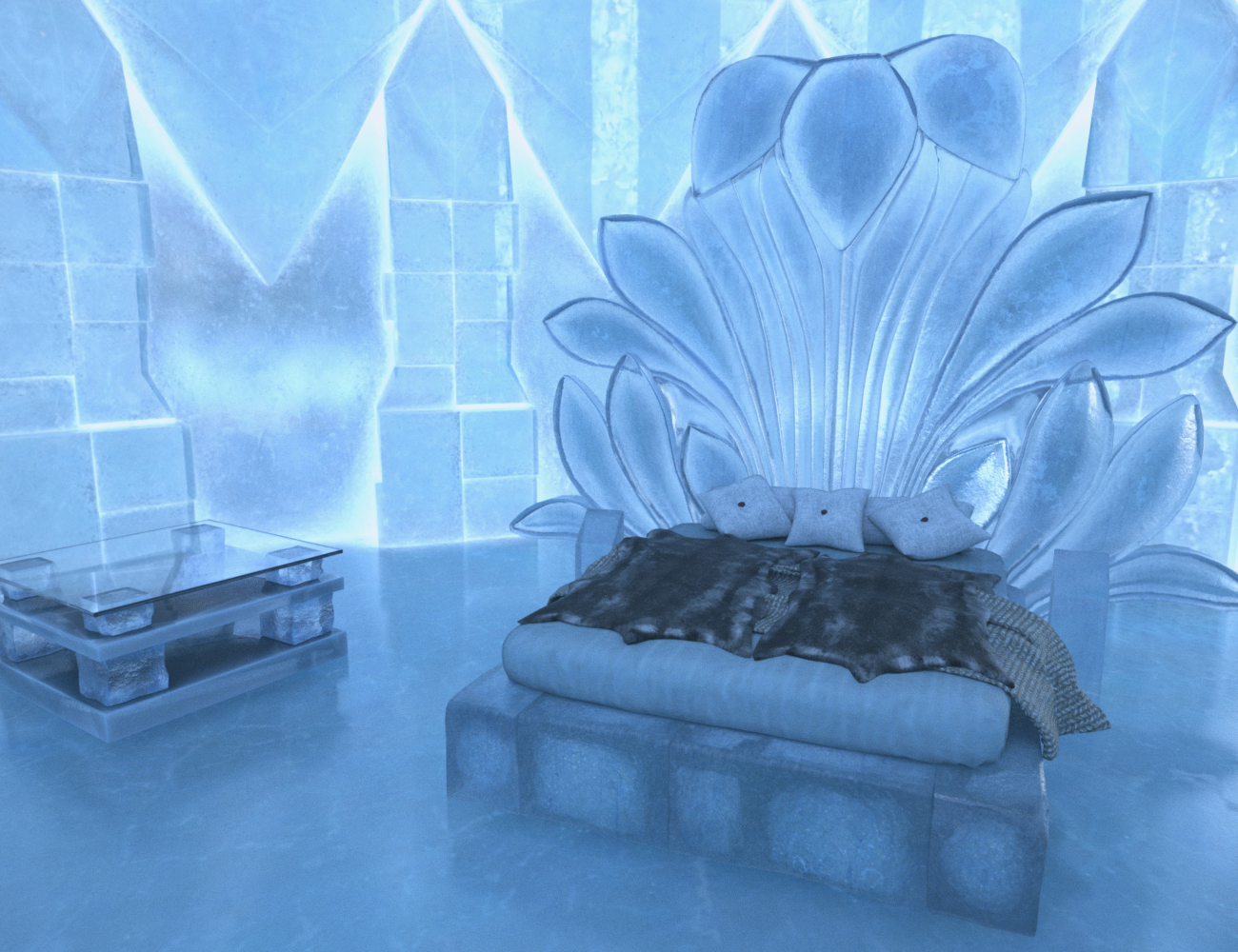 XI Frozen Hotel | Daz 3D