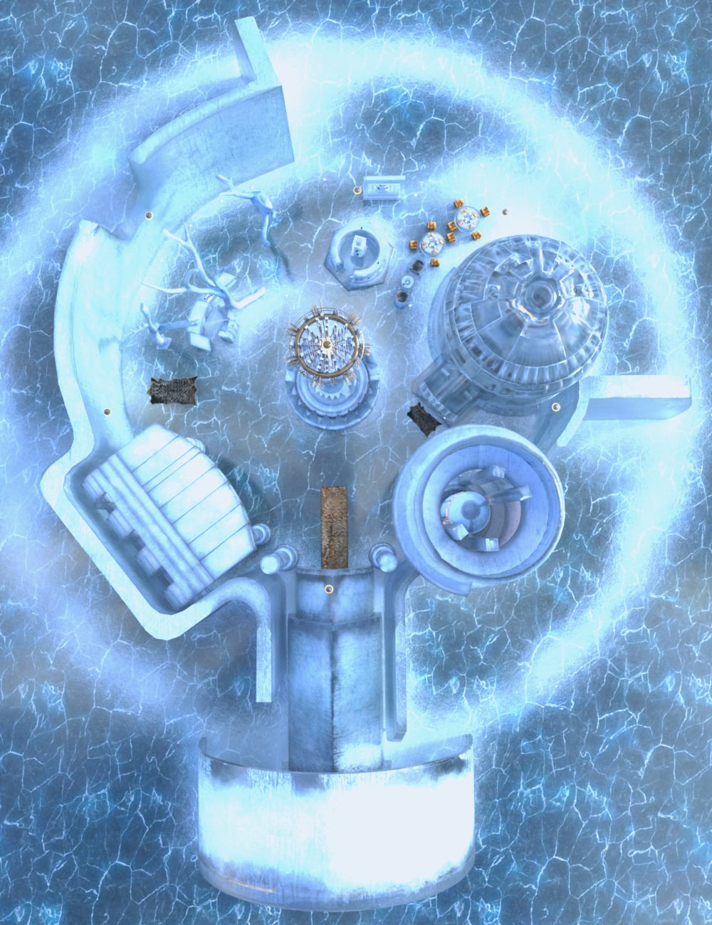 XI Frozen Hotel | Daz 3D