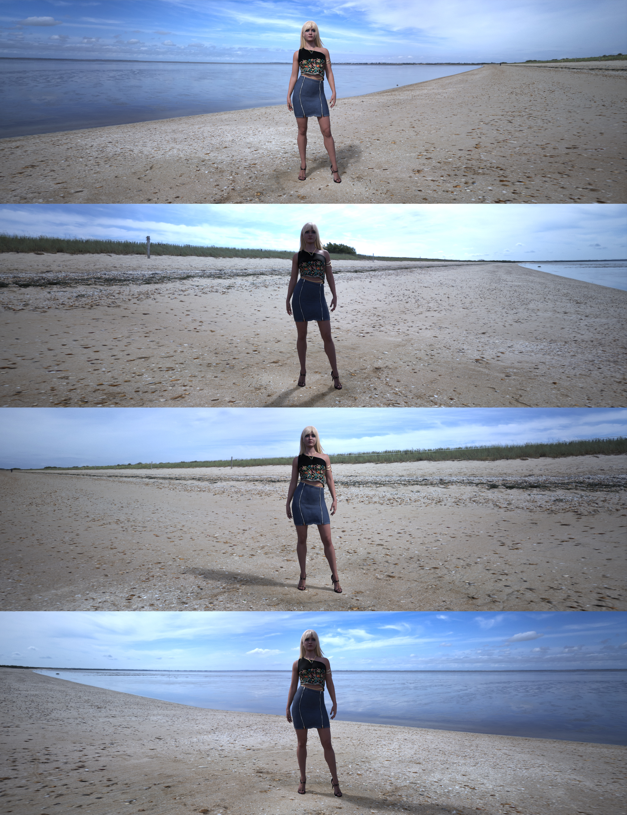 UltraHD Iray HDRI With DOF - Between sea and land | Daz 3D