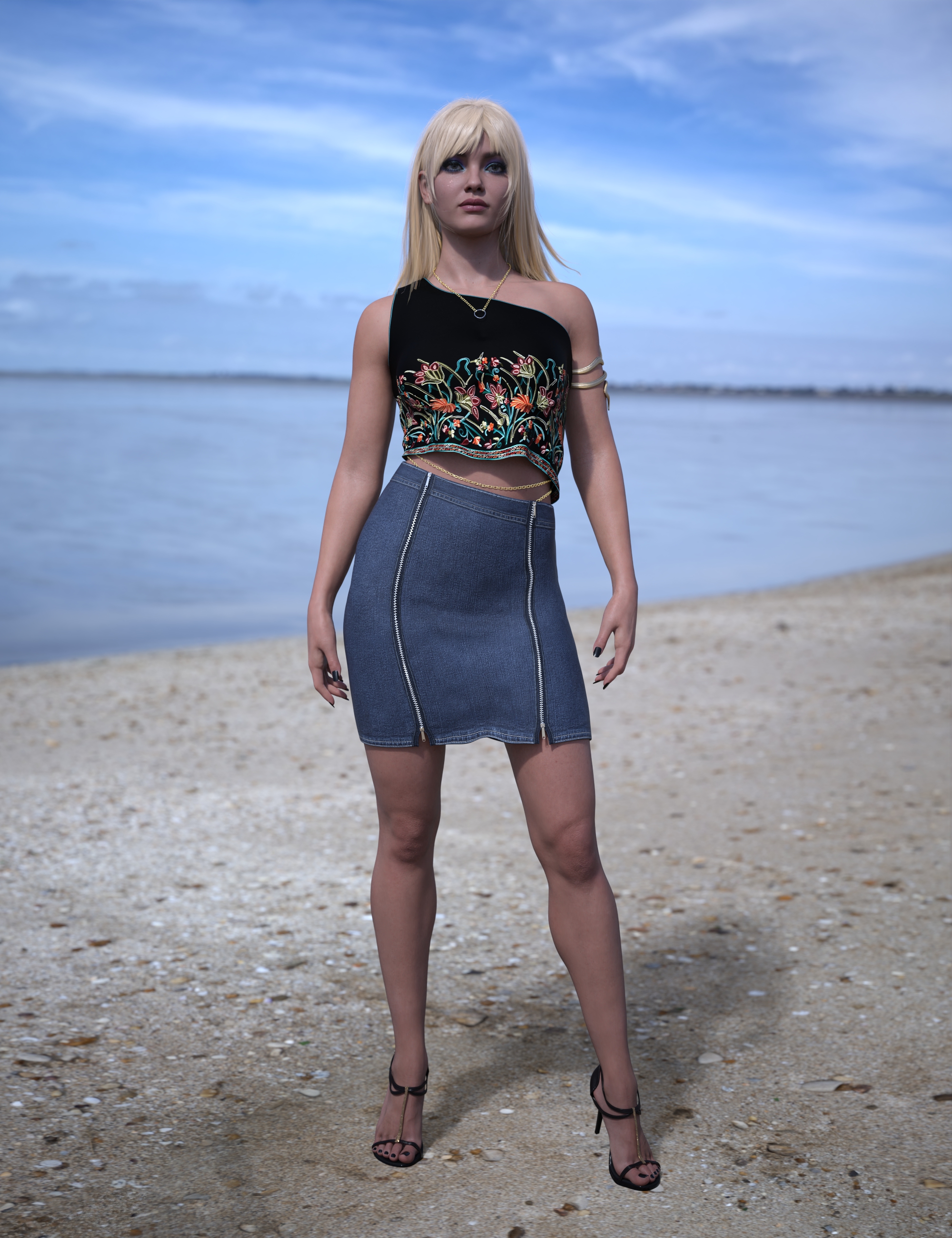 UltraHD Iray HDRI With DOF - Between sea and land | Daz 3D