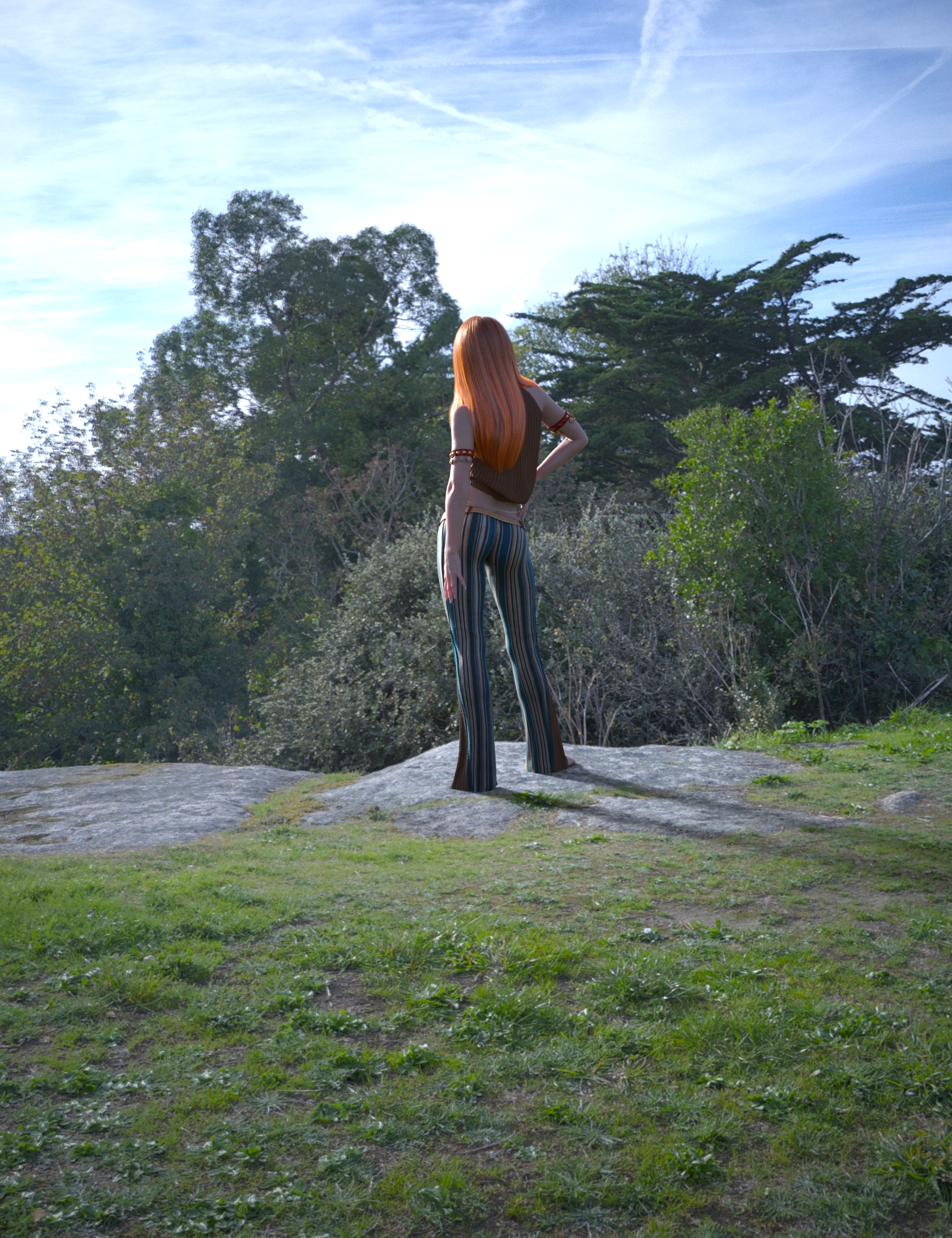 UltraHD Iray HDRI With DOF - Top of the hill | Daz 3D