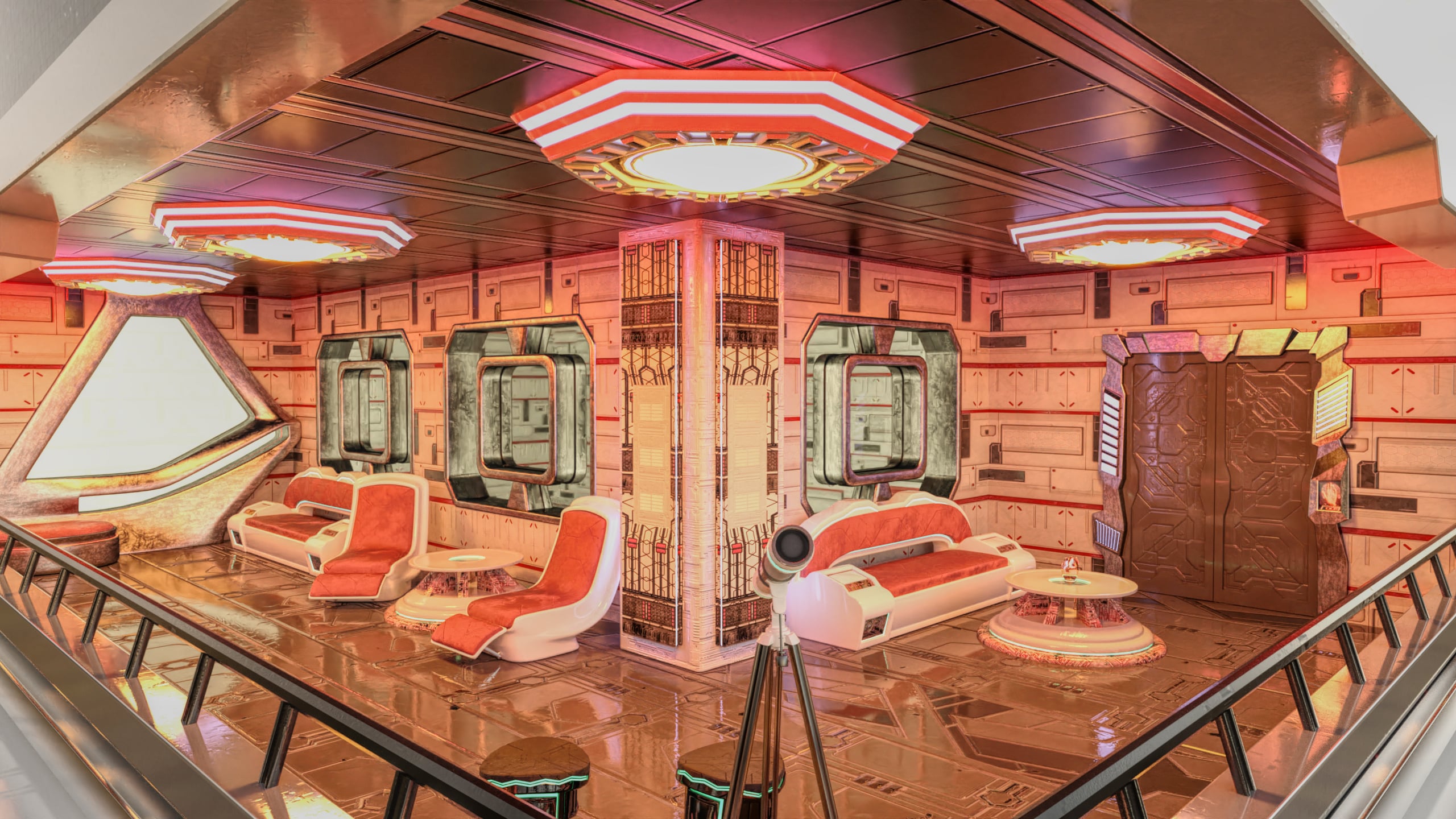 Sci-Fi Balcony | Daz 3D