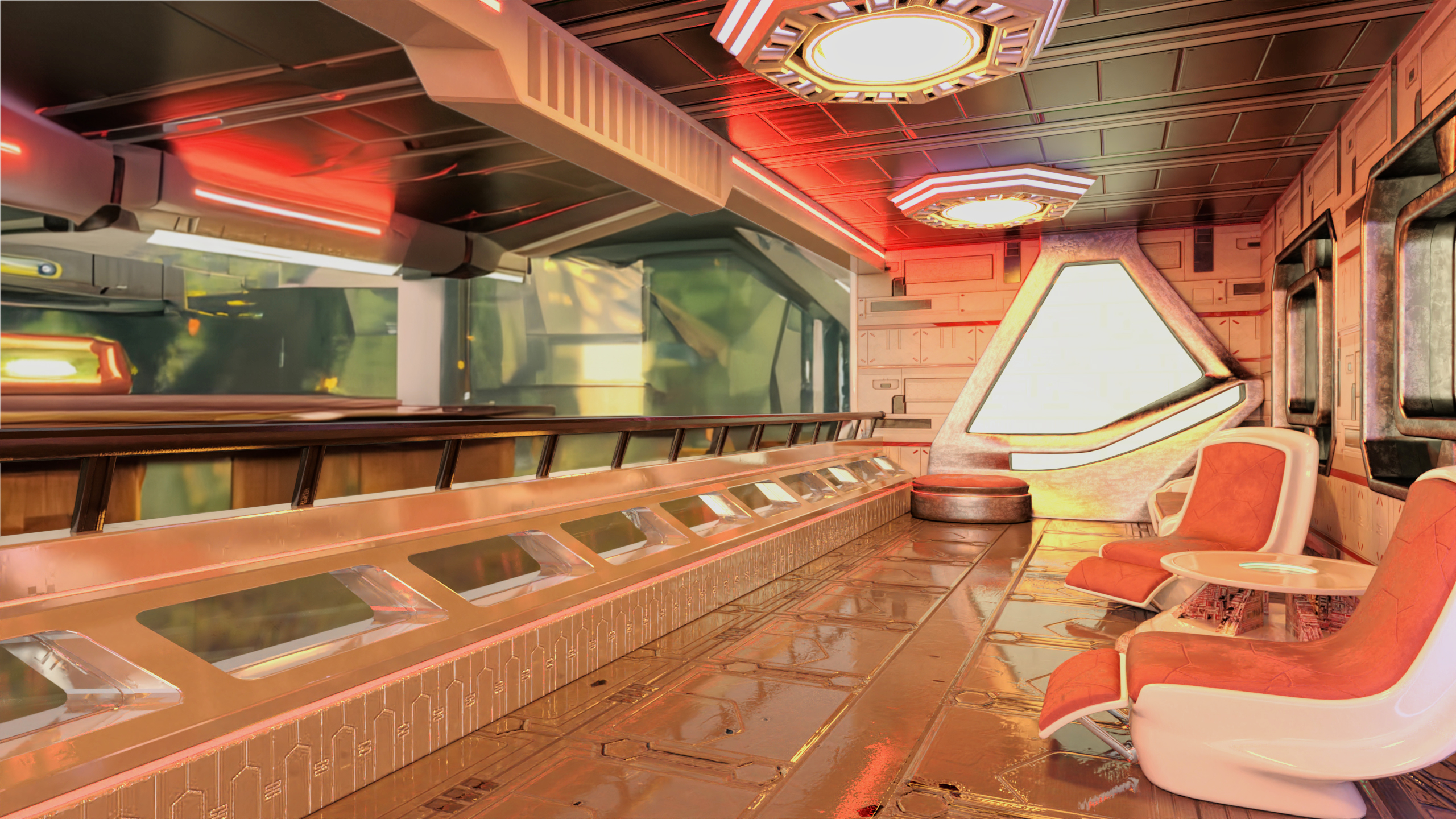 Sci-Fi Balcony | Daz 3D