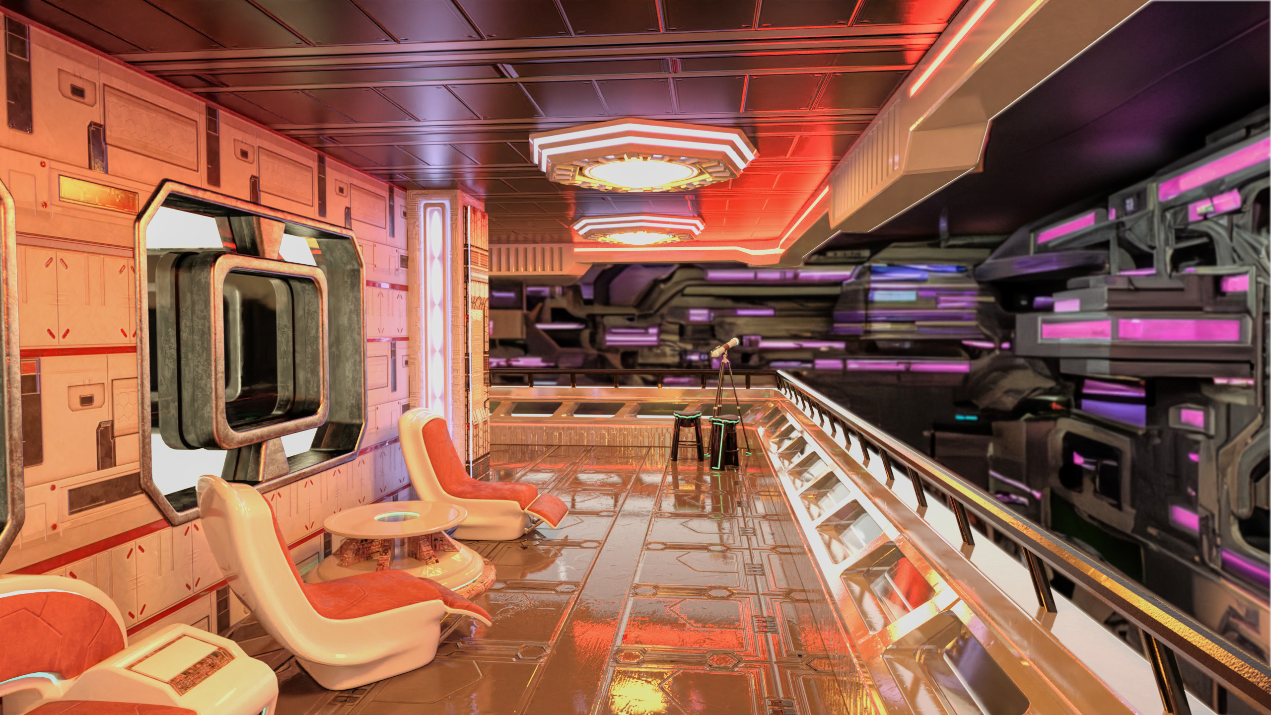 Sci-Fi Balcony | Daz 3D