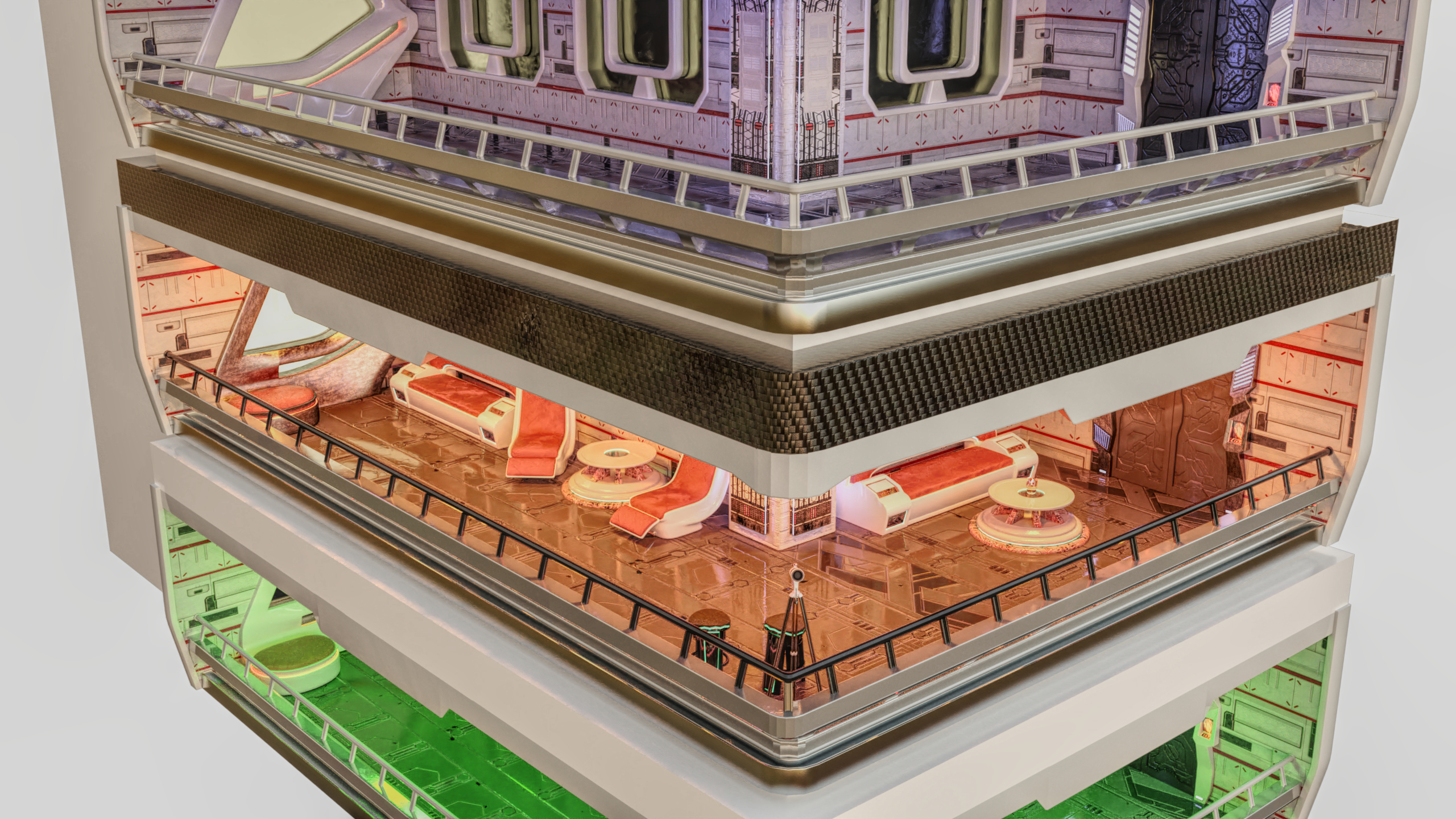 Sci-Fi Balcony | Daz 3D
