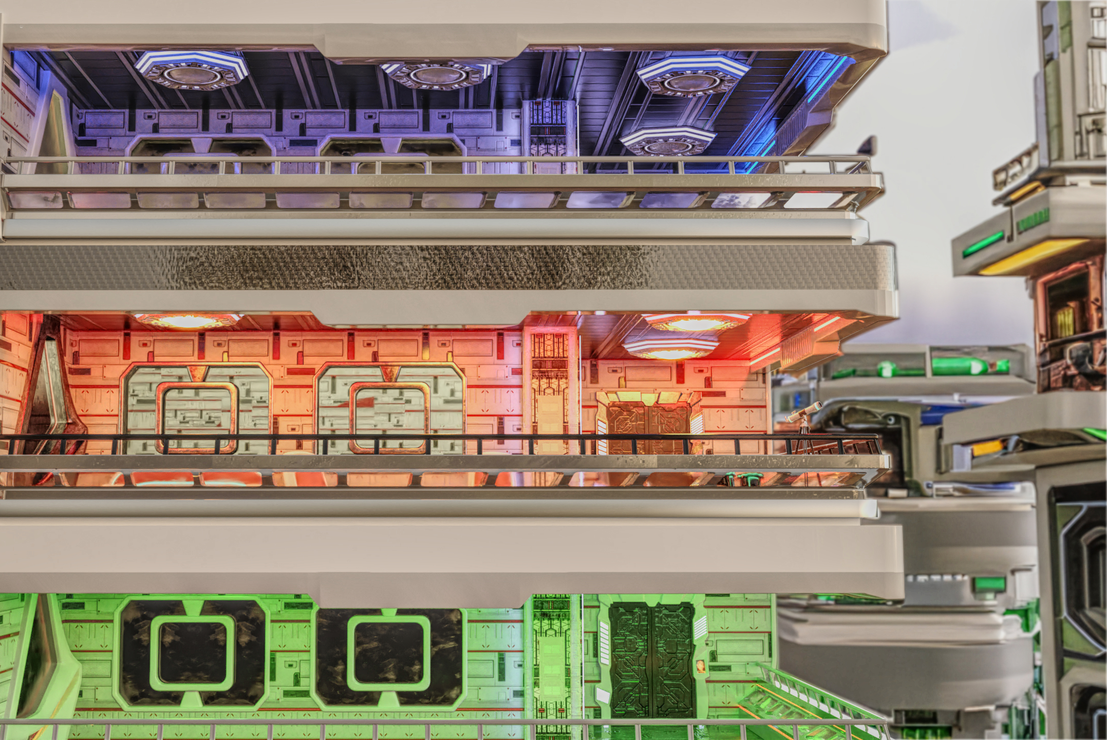 Sci-Fi Balcony | Daz 3D