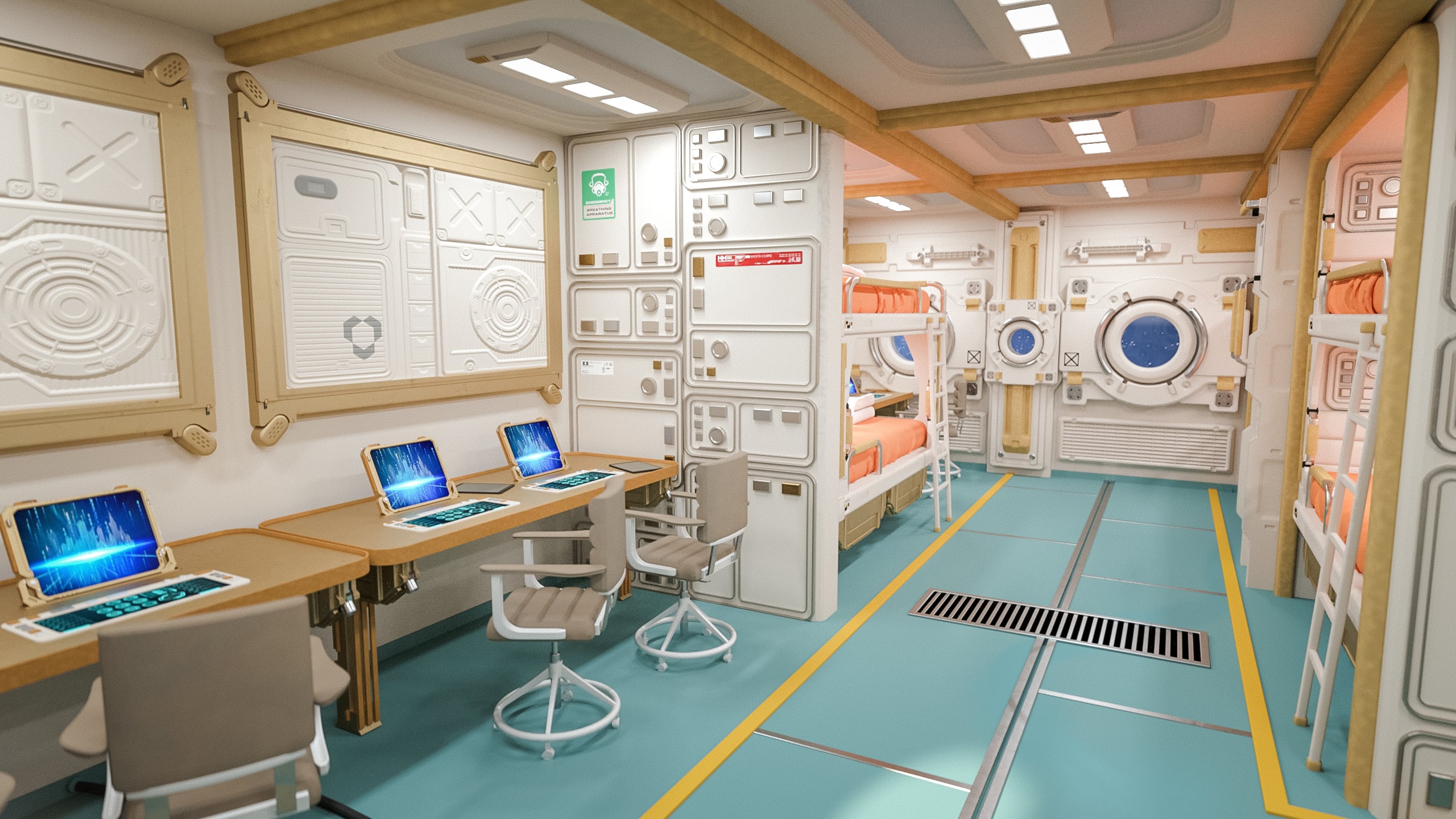 Star Frontier Academy Dorm | Daz 3D