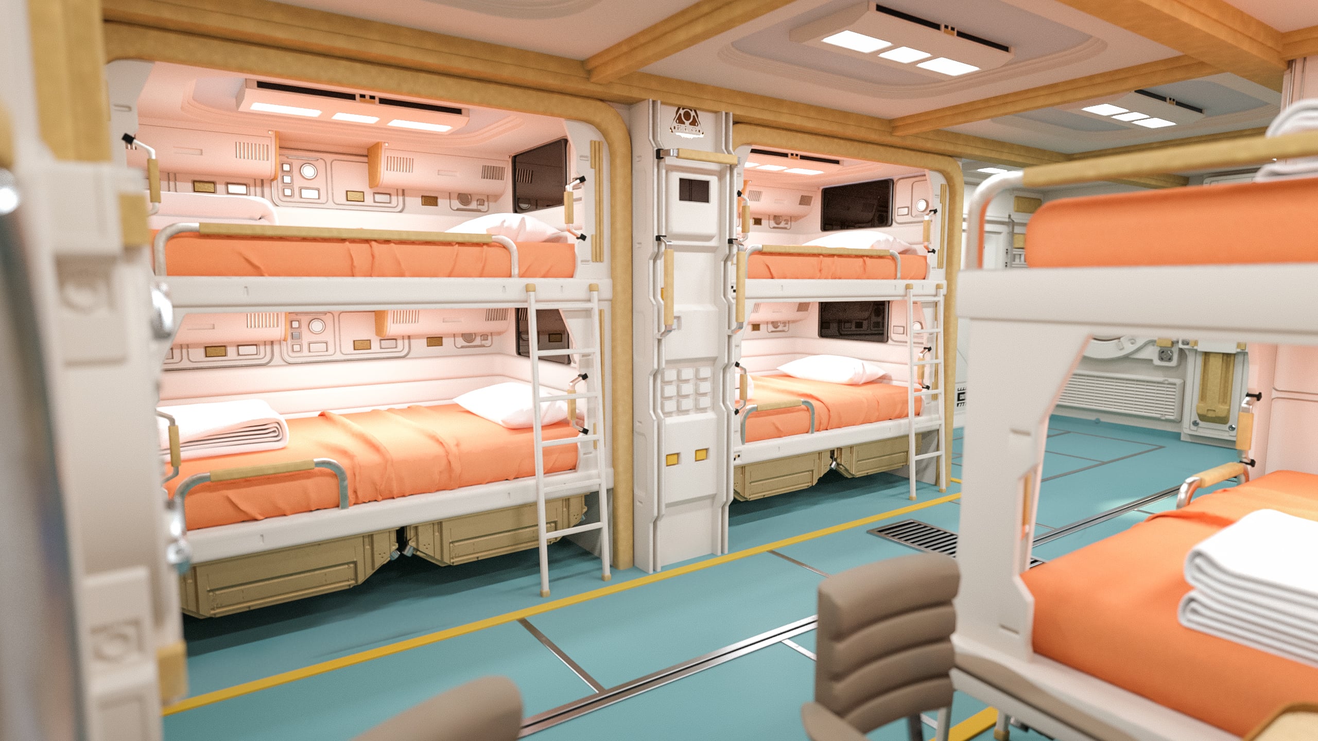 Star Frontier Academy Dorm | Daz 3D