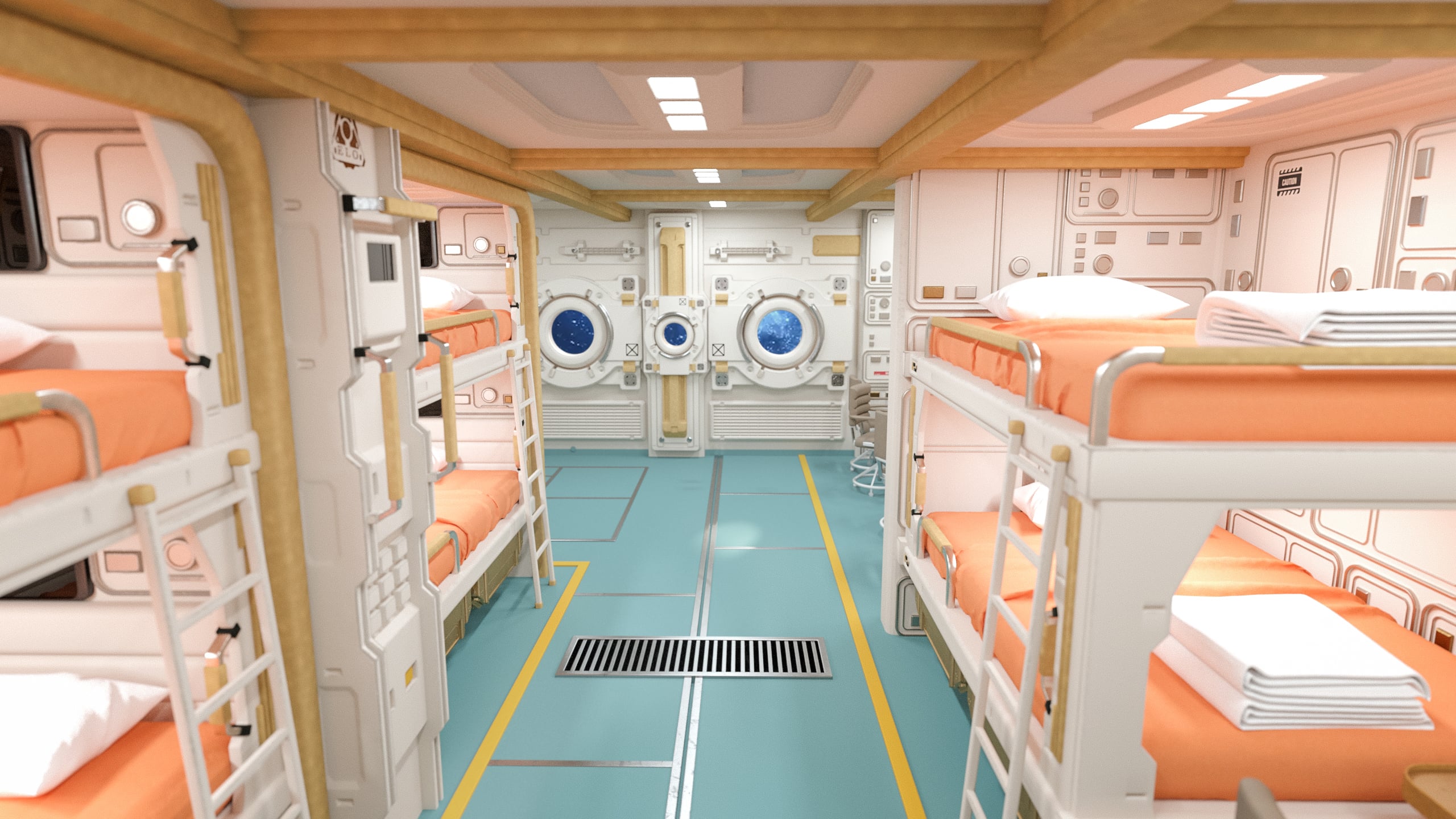 Star Frontier Academy Dorm | Daz 3D