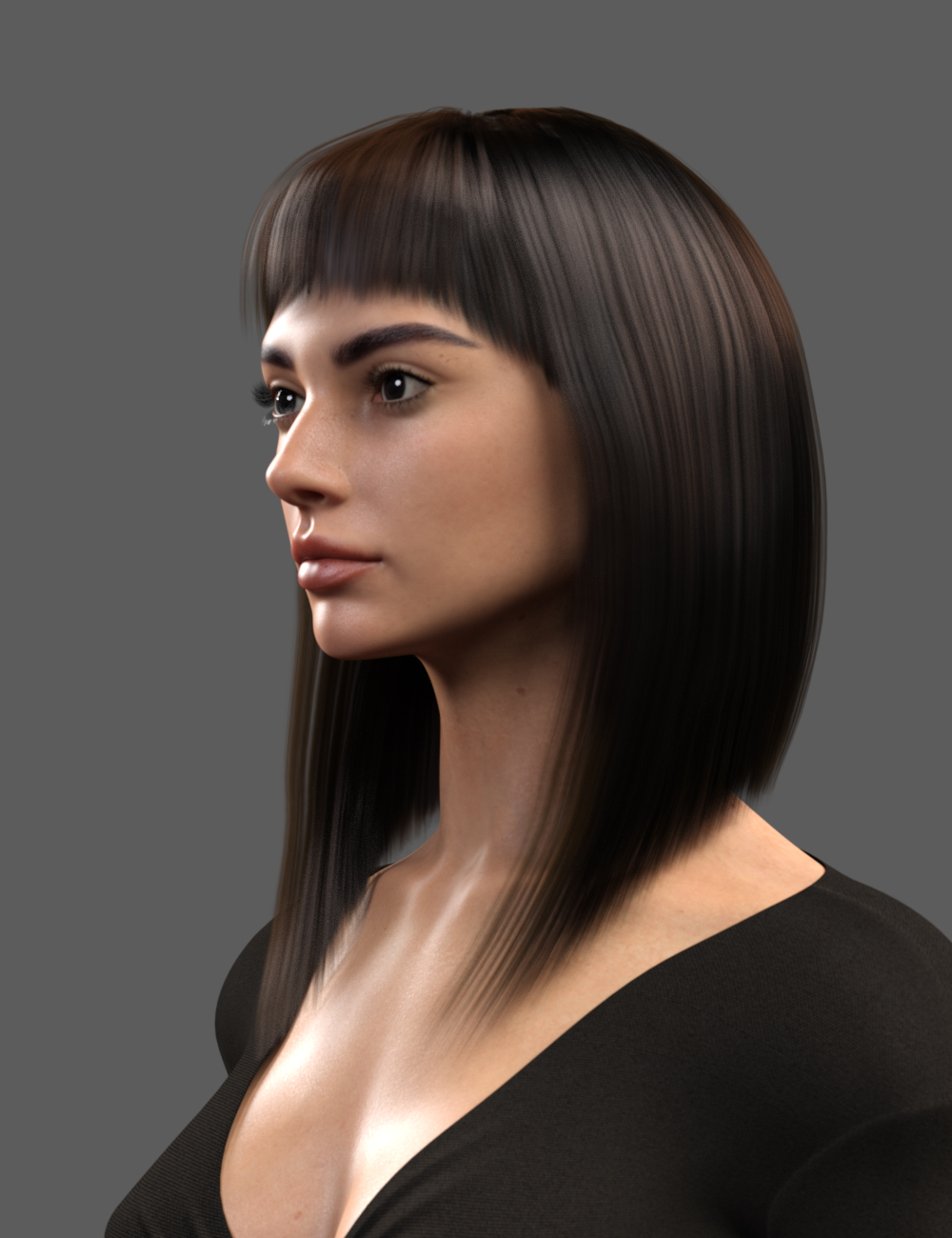 PS Nashwa Hair for Genesis 9 Female | Daz 3D