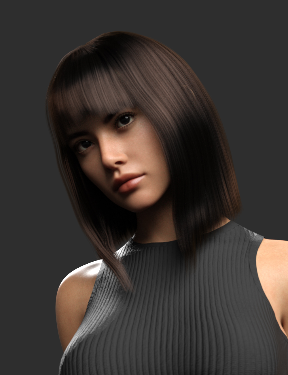 PS Nashwa Hair for Genesis 9 Female | Daz 3D