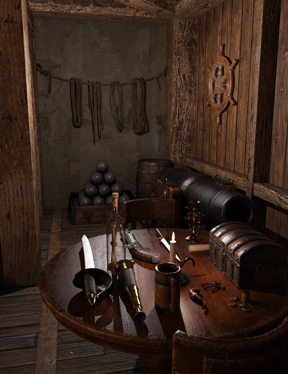 FG Pirate Lounge | Daz 3D