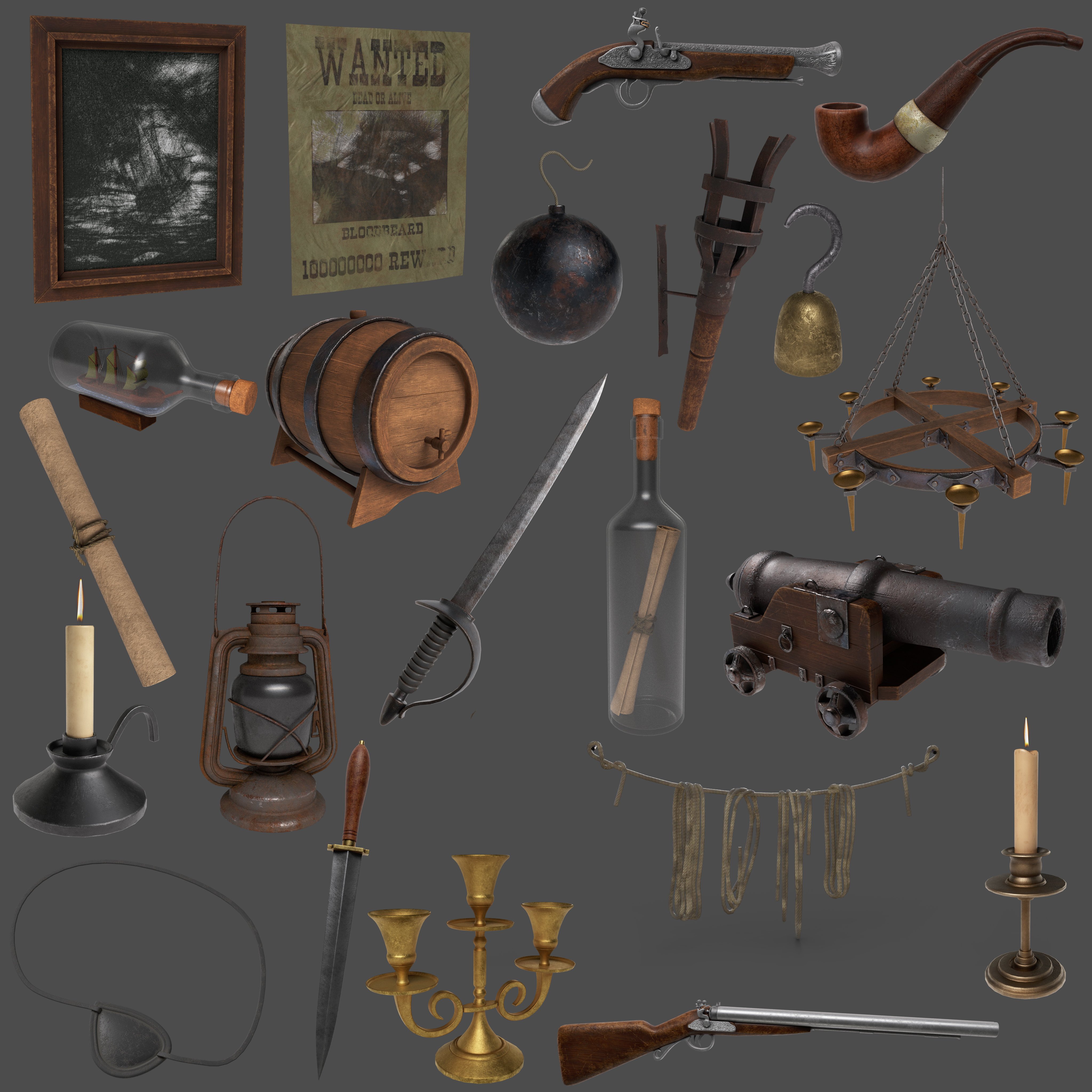 FG Pirate Lounge | Daz 3D