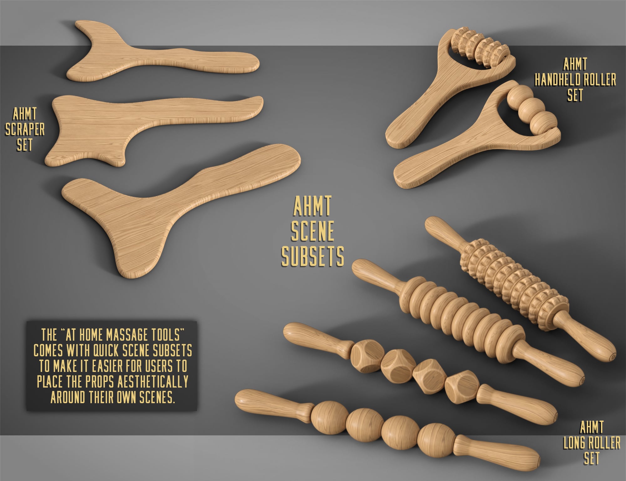 Massage 101 Props and Poses Bundle | Daz 3D