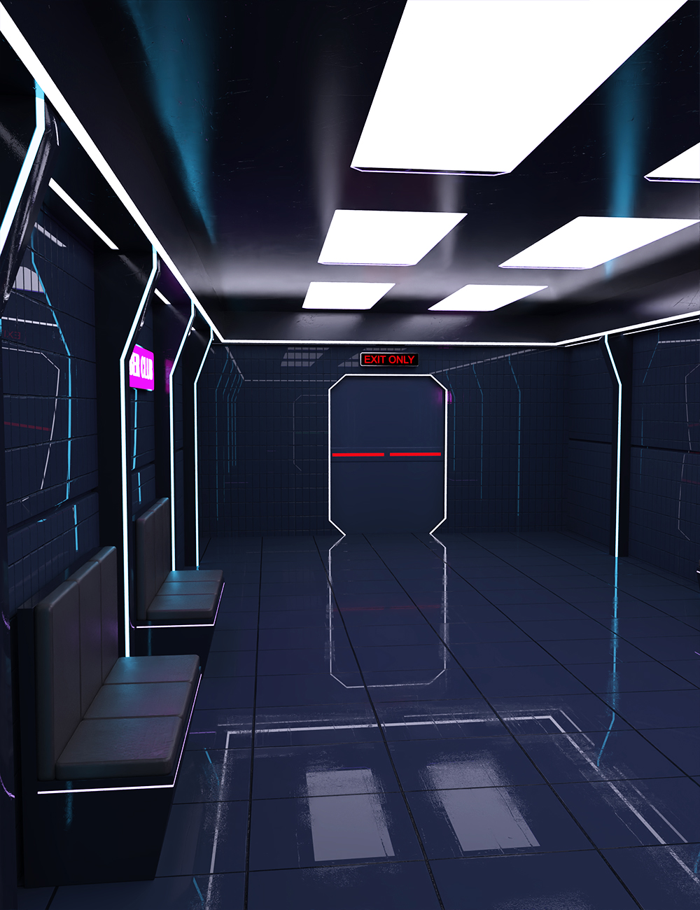 FH Cyber Entrance | Daz 3D