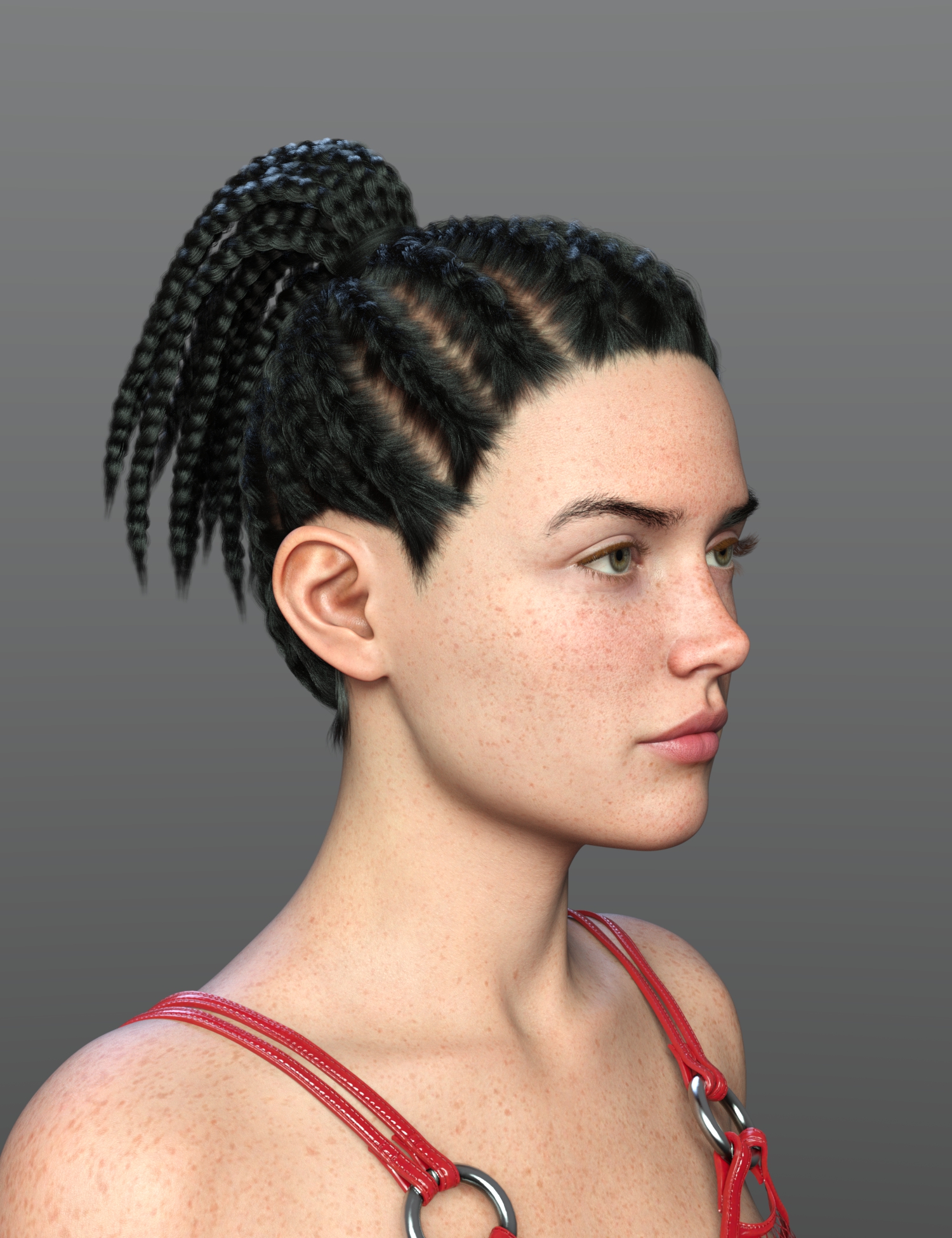 SPR 4 IN 1 Changeable Hair for Genesis 9 | Daz 3D