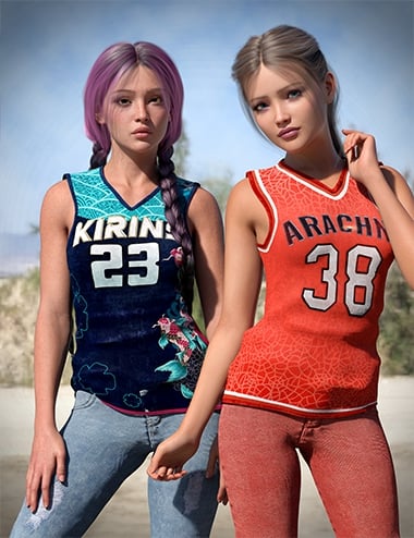 Tinsley's Jersey Outfit Textures | Daz 3D