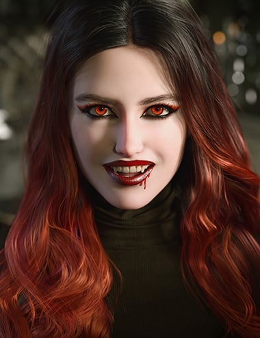 Addy Nadine Vampire for Genesis 9 Add-On | Daz 3D