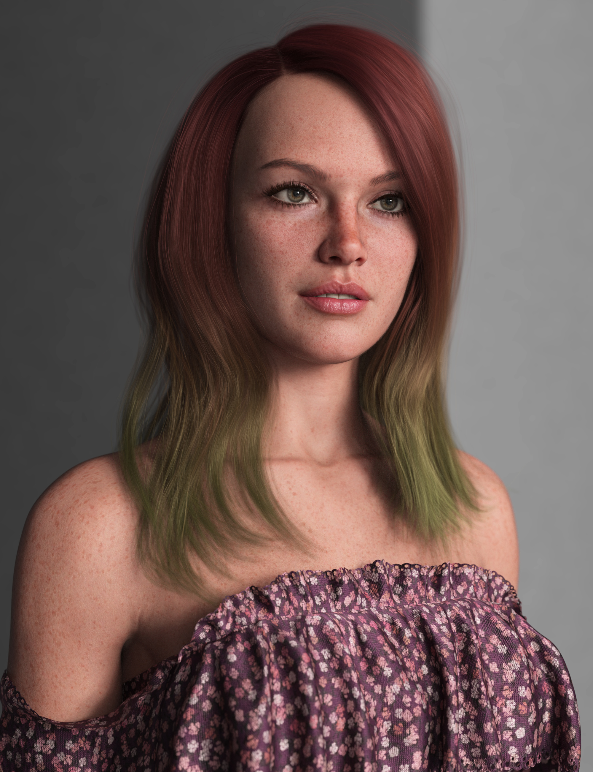 Autumn Style Long Hair Color Expansion | Daz 3D