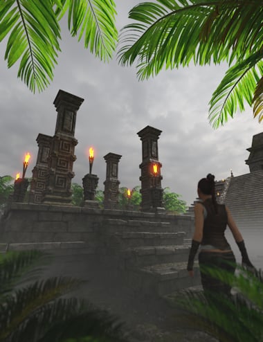 Aztec Platforms | Daz 3D