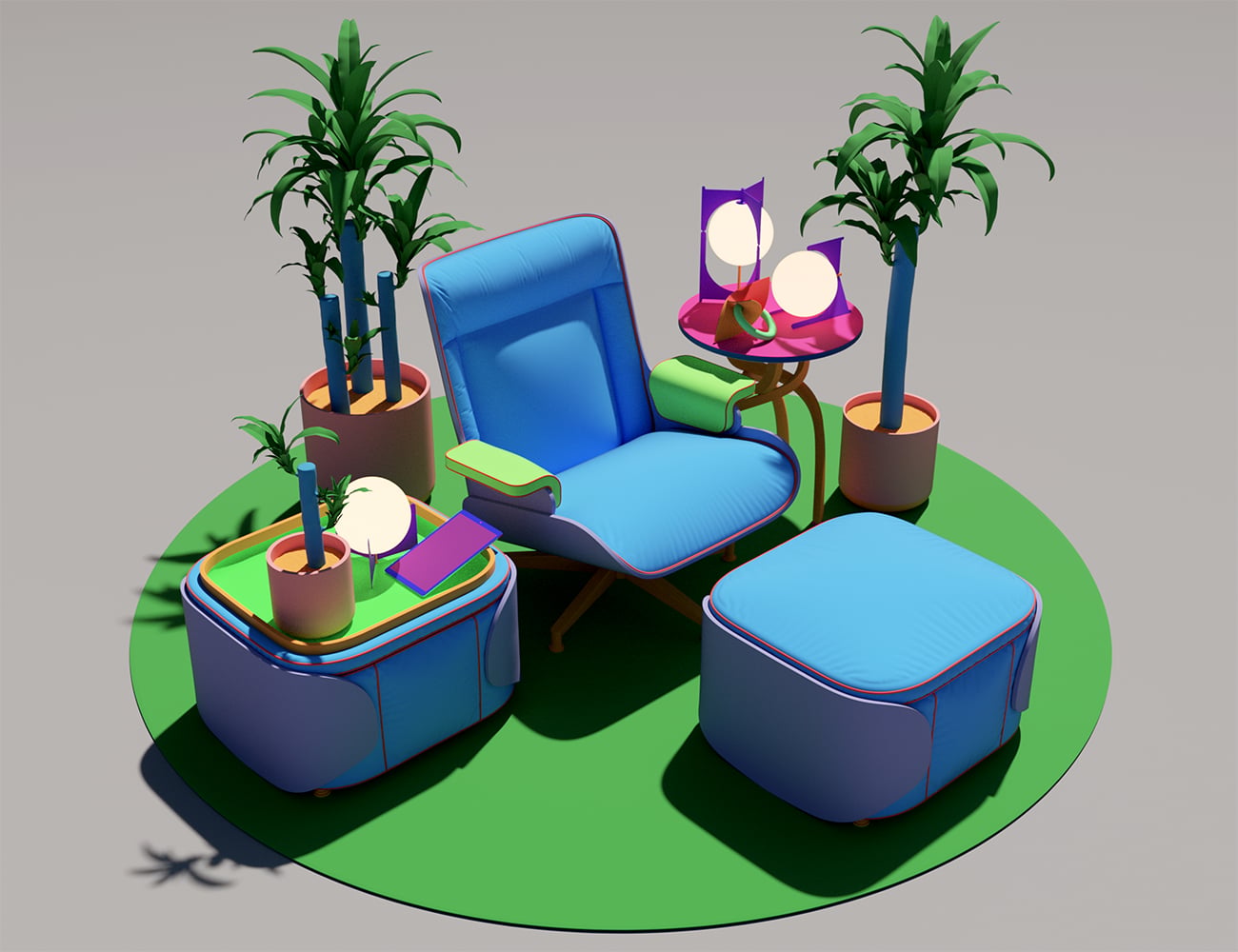 Modern Home Essentials Pack 01 | Daz 3D