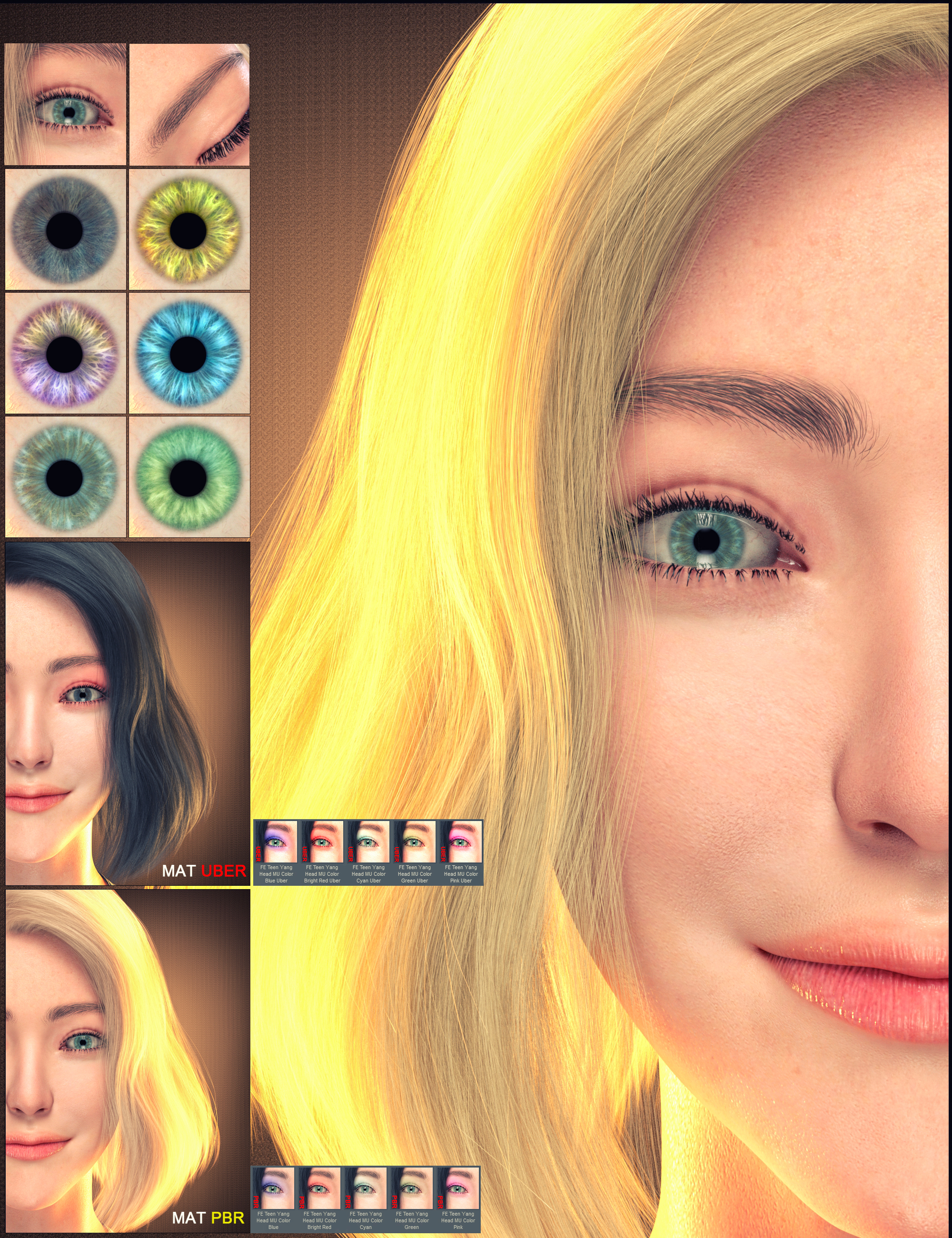 FE Teen Yang HD for Genesis 9 | Daz 3D