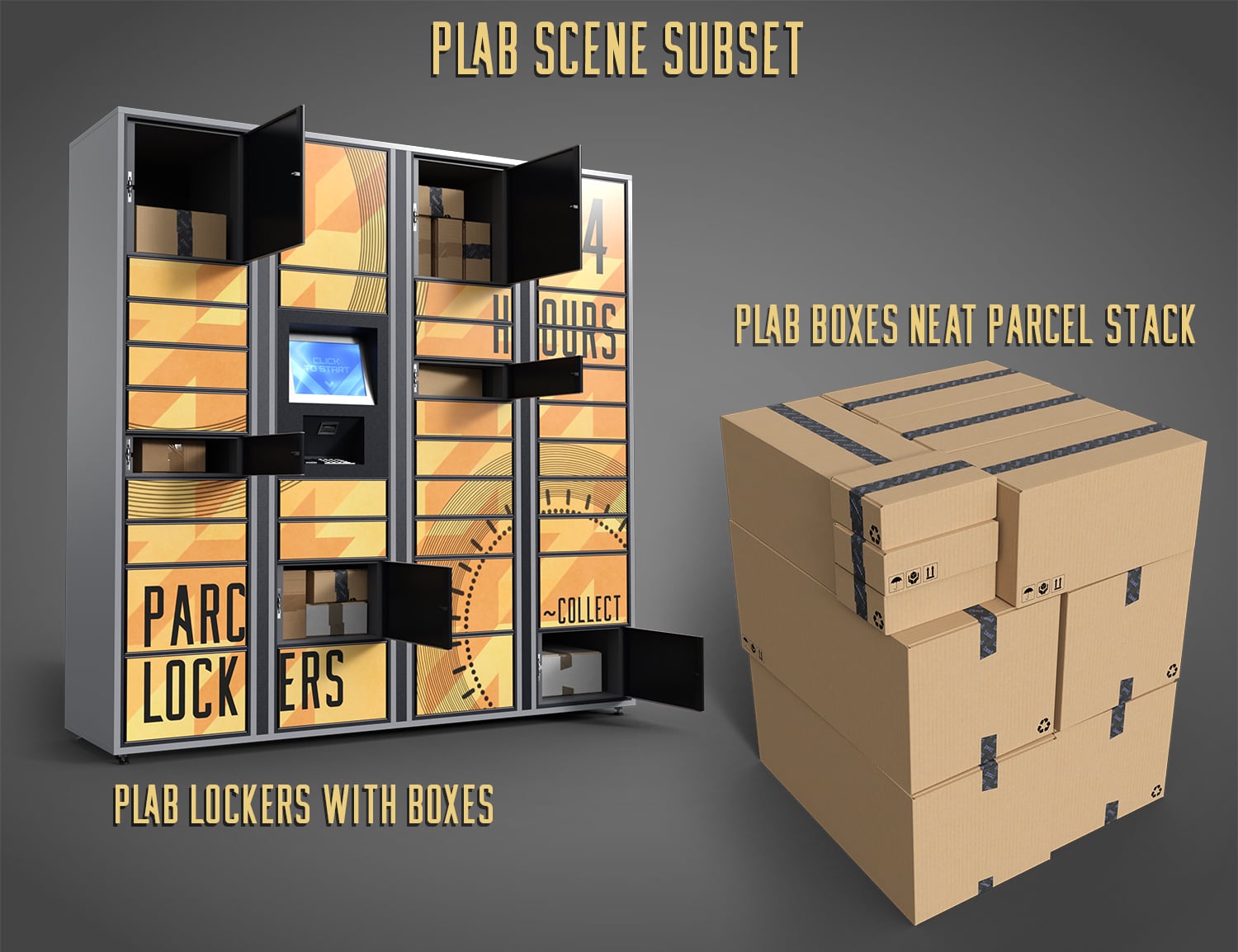 Parcel Lockers and Boxes | Daz 3D