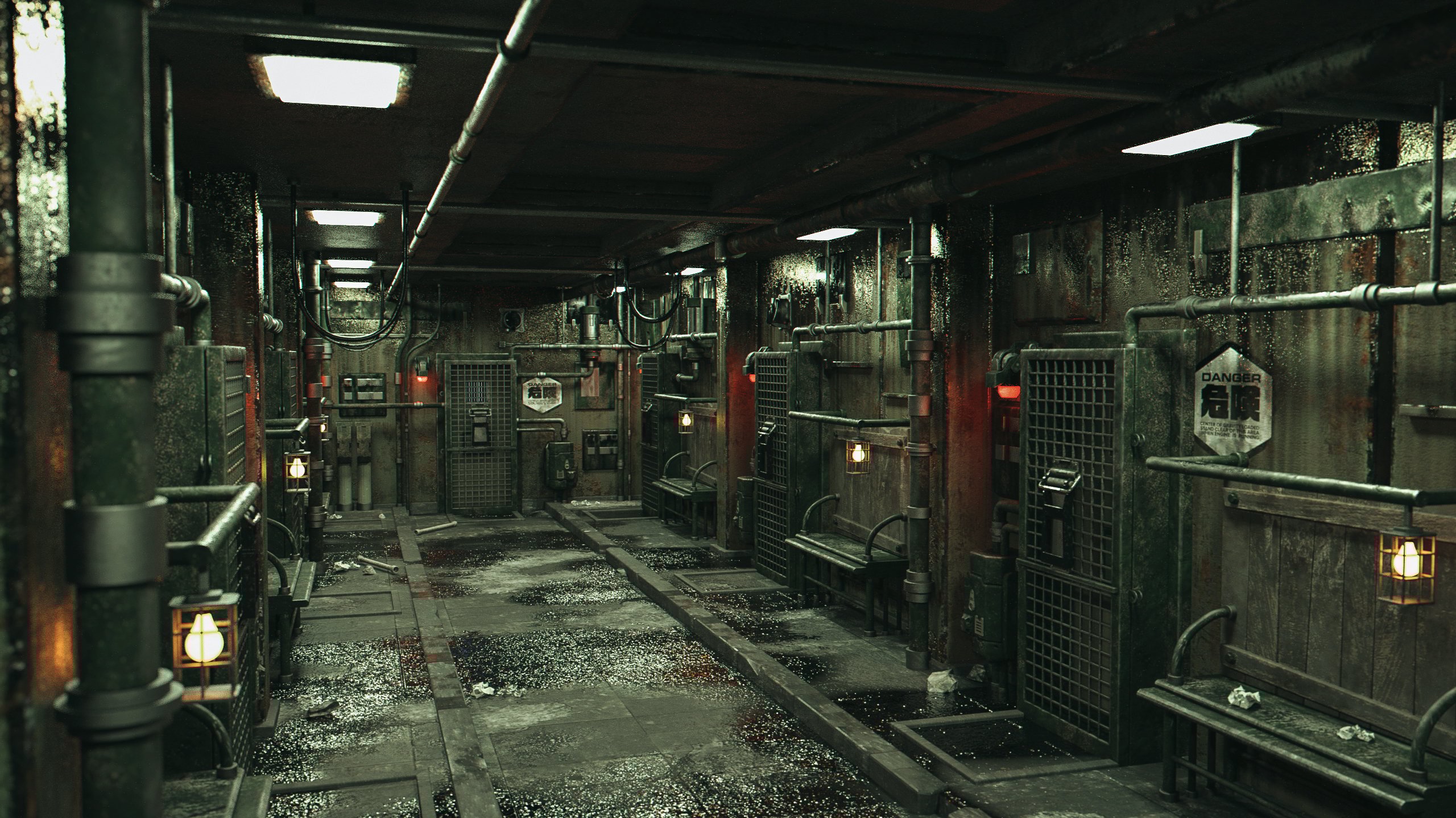 Cyberpunk Prison Corridor | Daz 3D