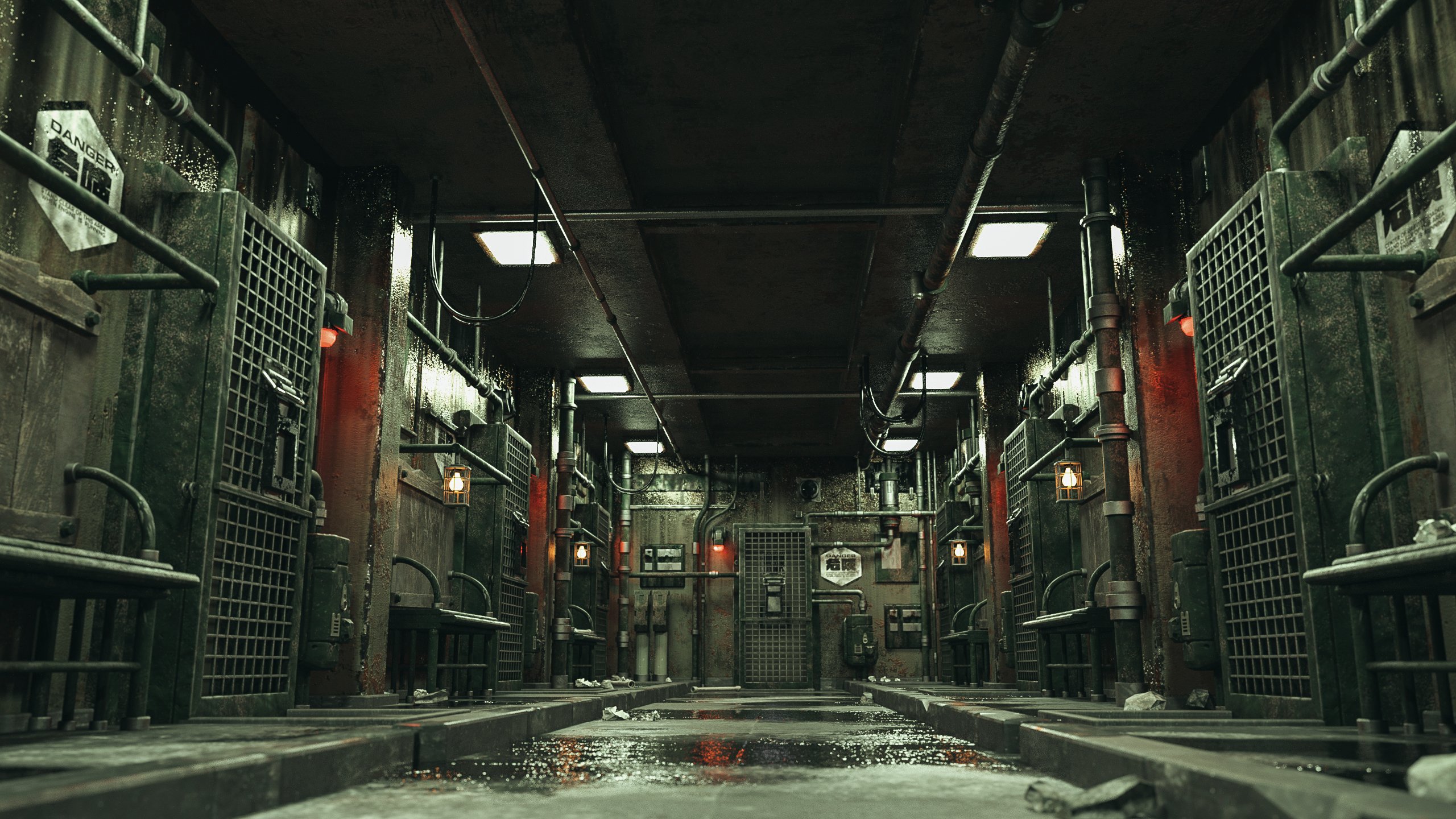 Cyberpunk Prison Corridor | Daz 3D