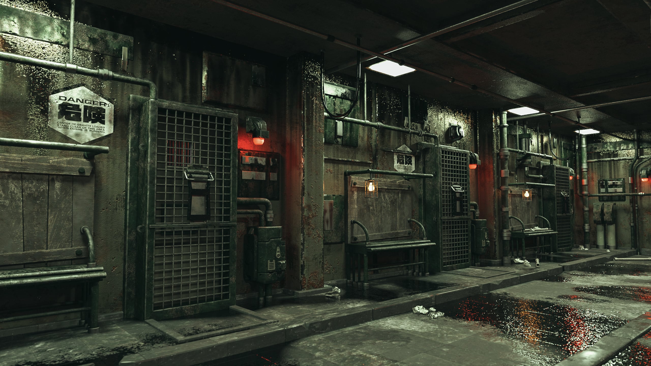 Cyberpunk Prison Corridor | Daz 3D