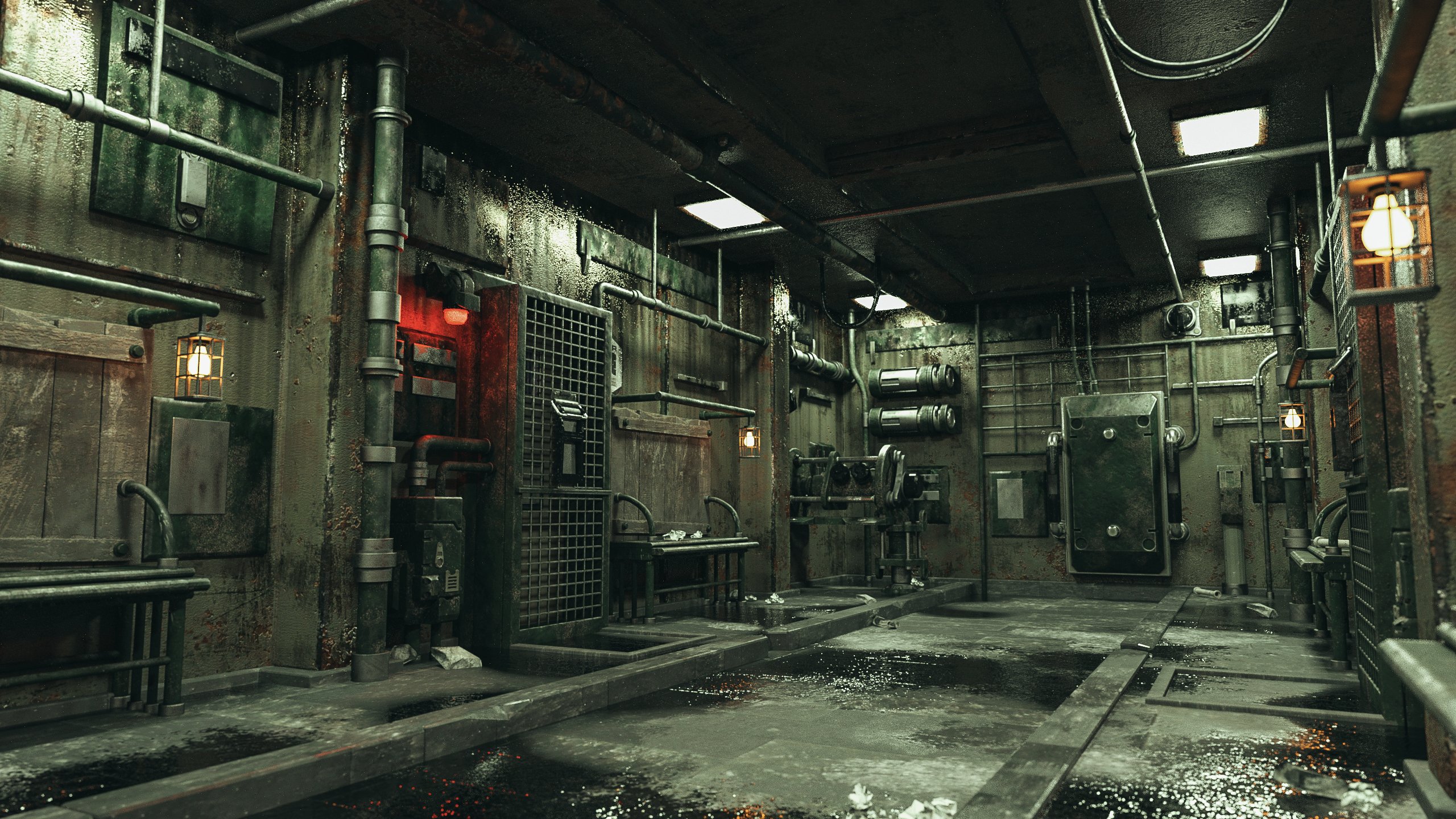 Cyberpunk Prison Corridor | Daz 3D