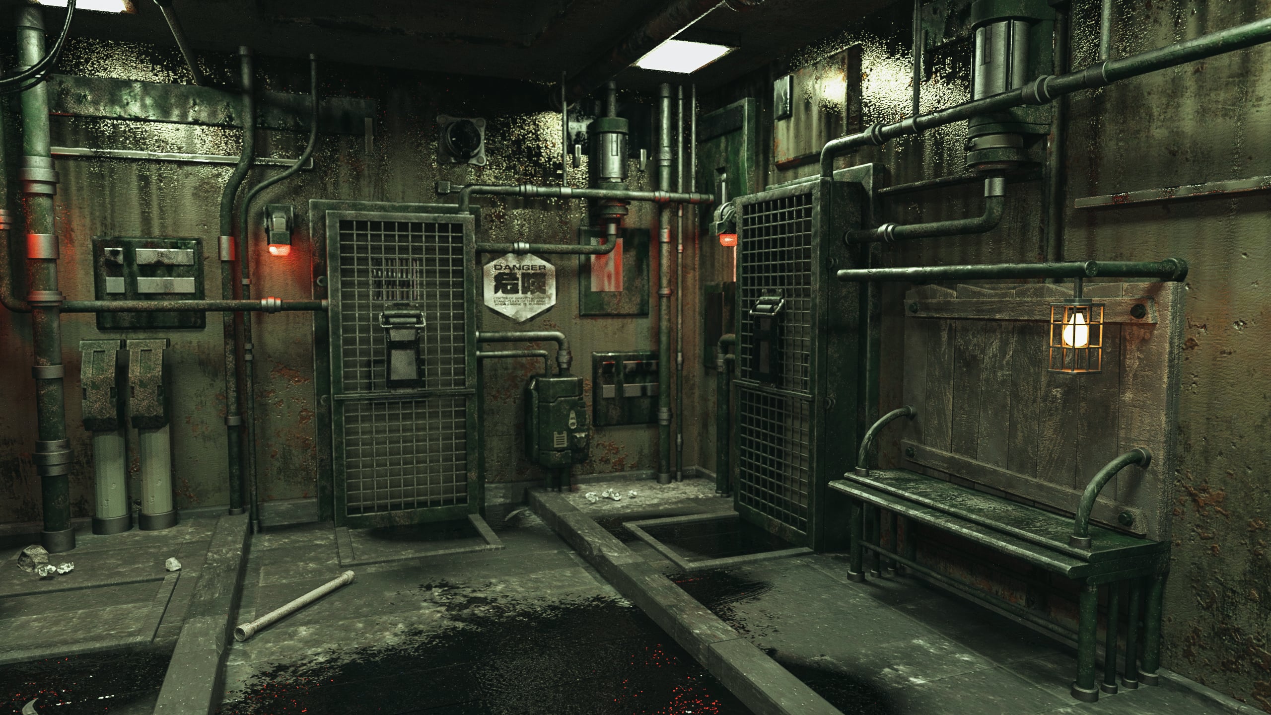 Cyberpunk Prison Corridor | Daz 3D