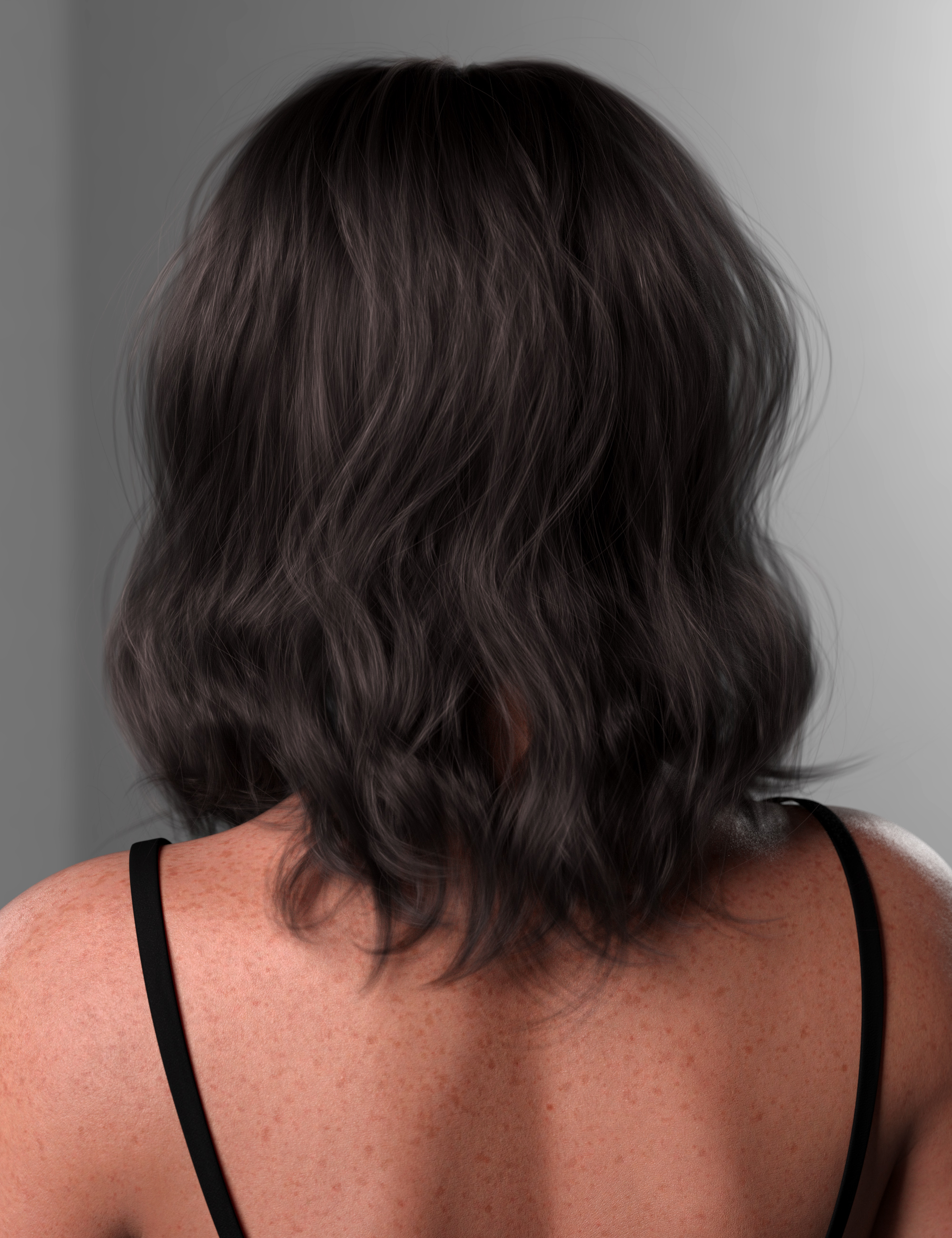 Medium Long Curly Style Hair for Genesis 9 | Daz 3D