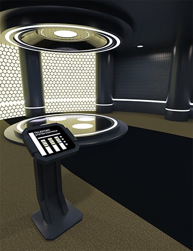 FH Teleporter Room | Daz 3D