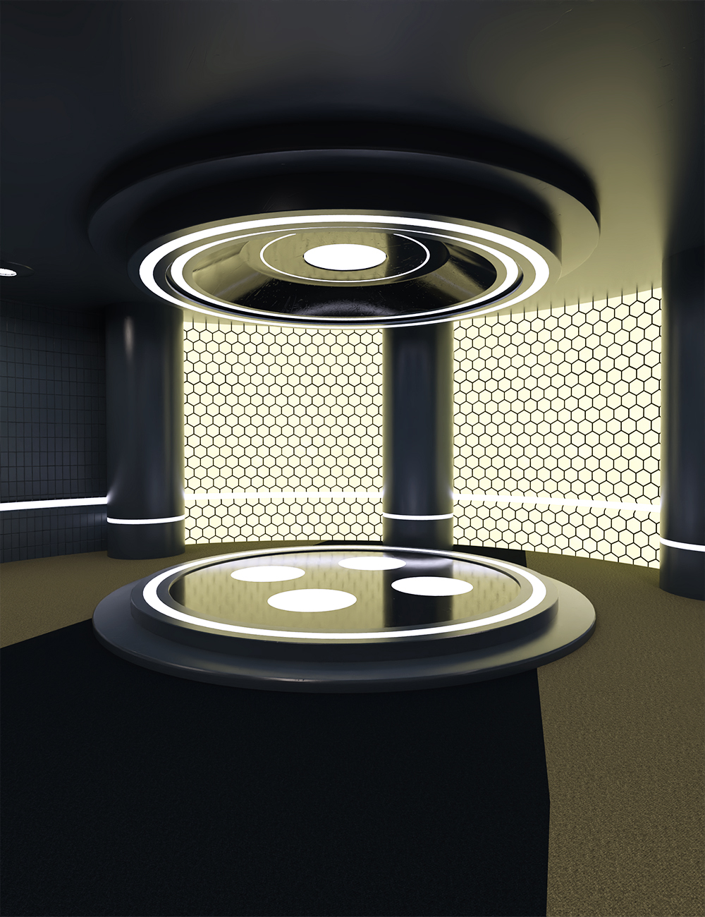 FH Teleporter Room | Daz 3D