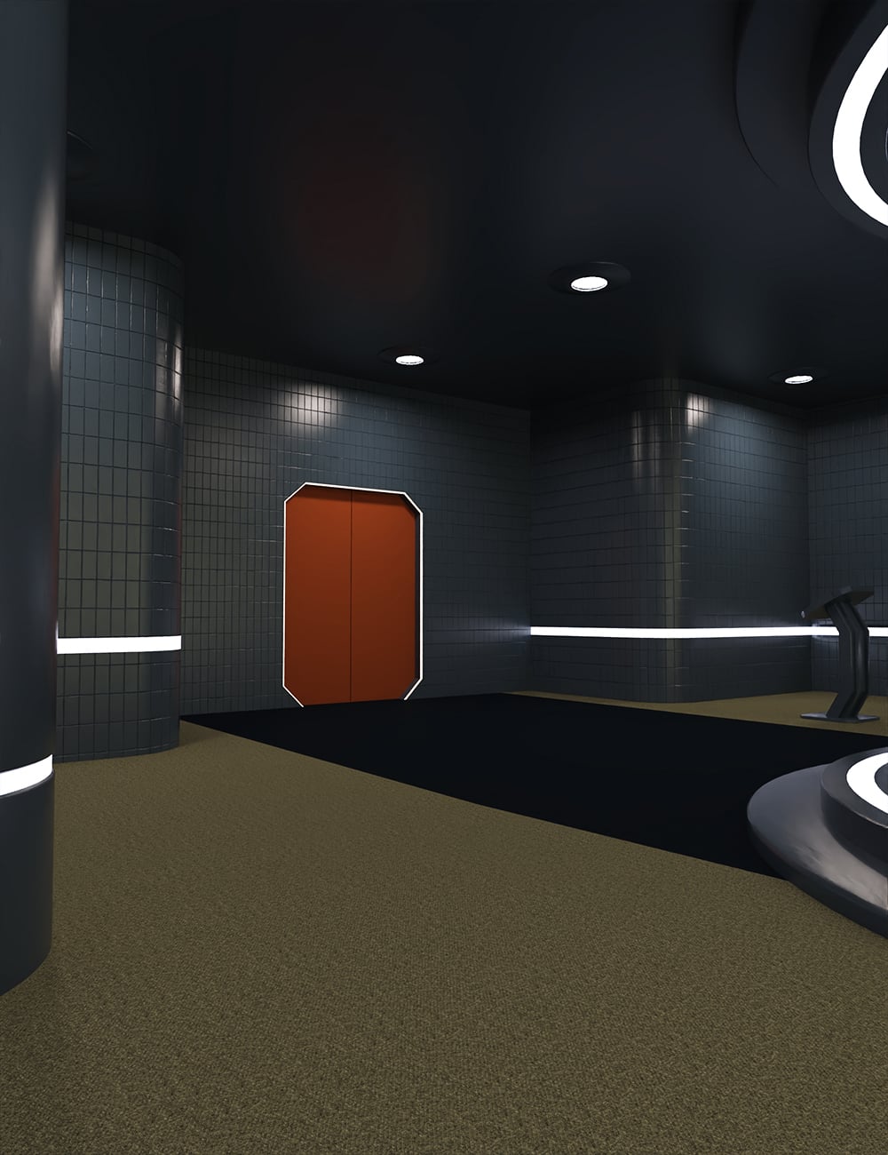 FH Teleporter Room | Daz 3D