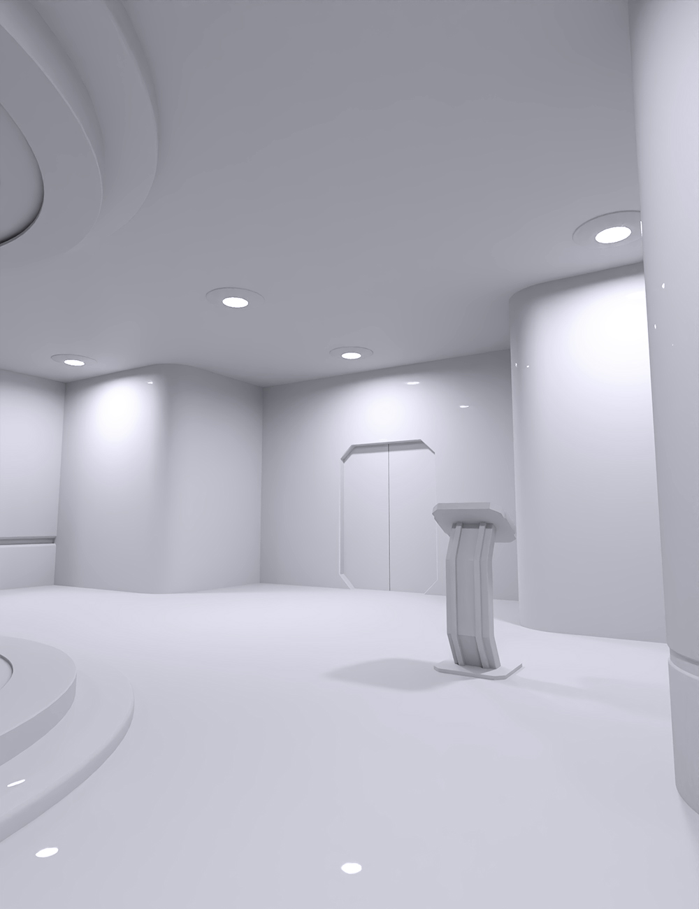 FH Teleporter Room | Daz 3D