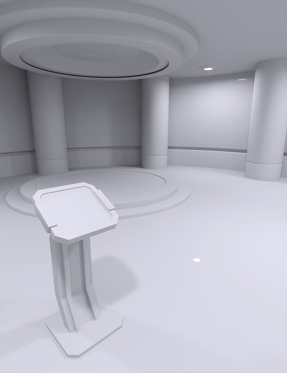 FH Teleporter Room | Daz 3D