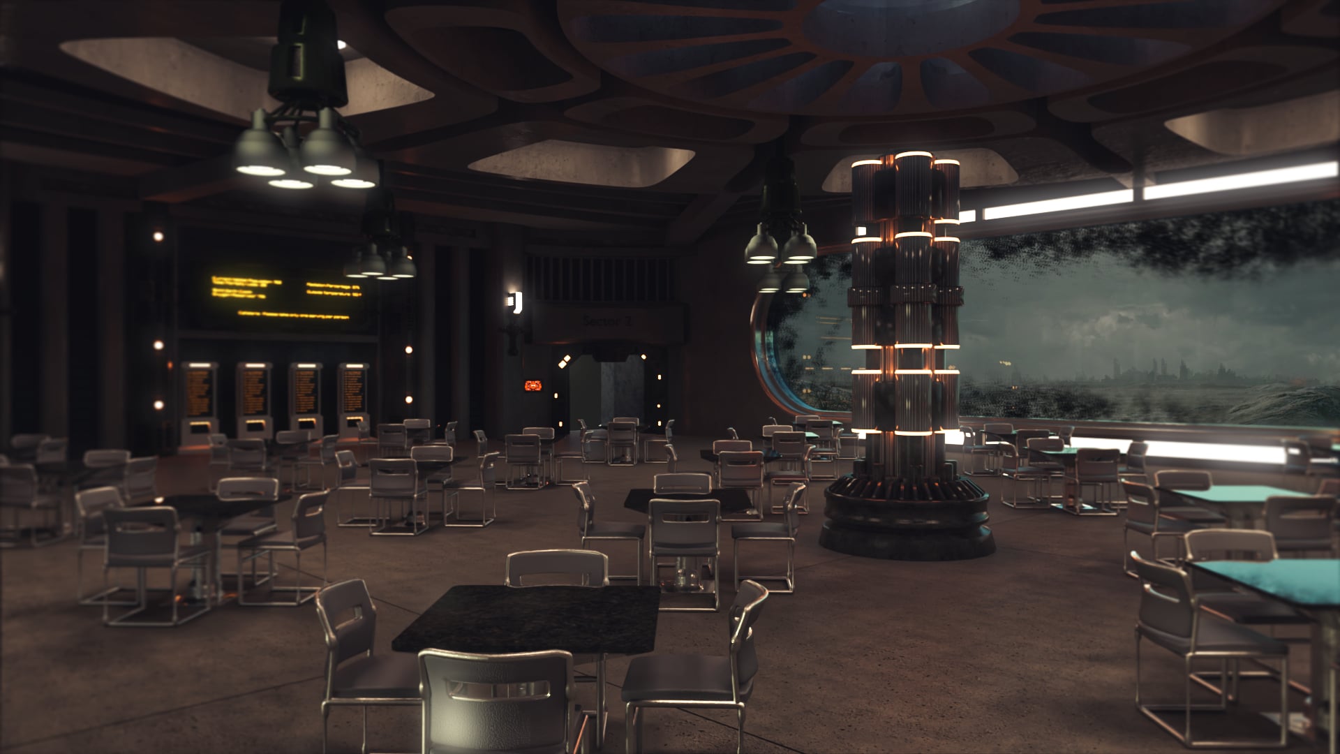 Silo Cafeteria | Daz 3D