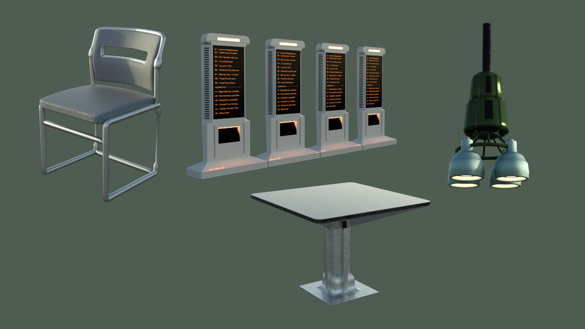 Silo Cafeteria | Daz 3D