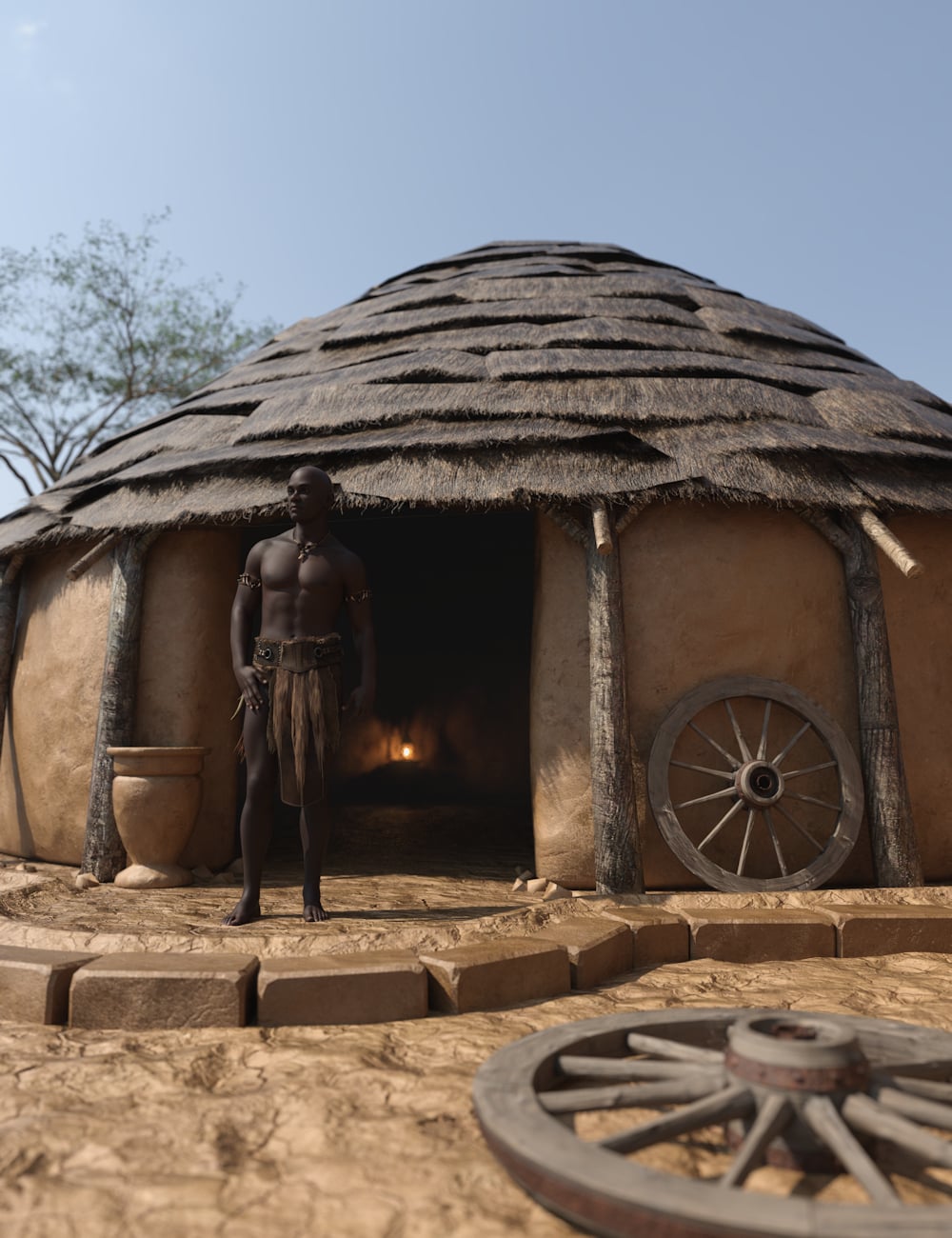 Ancient Huts 2 | Daz 3D