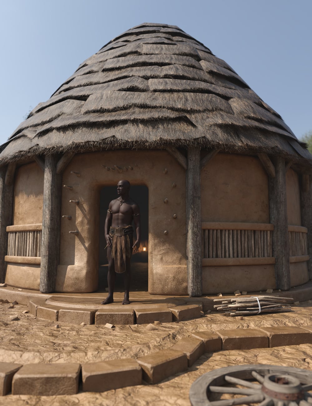 Ancient Huts 2 | Daz 3D
