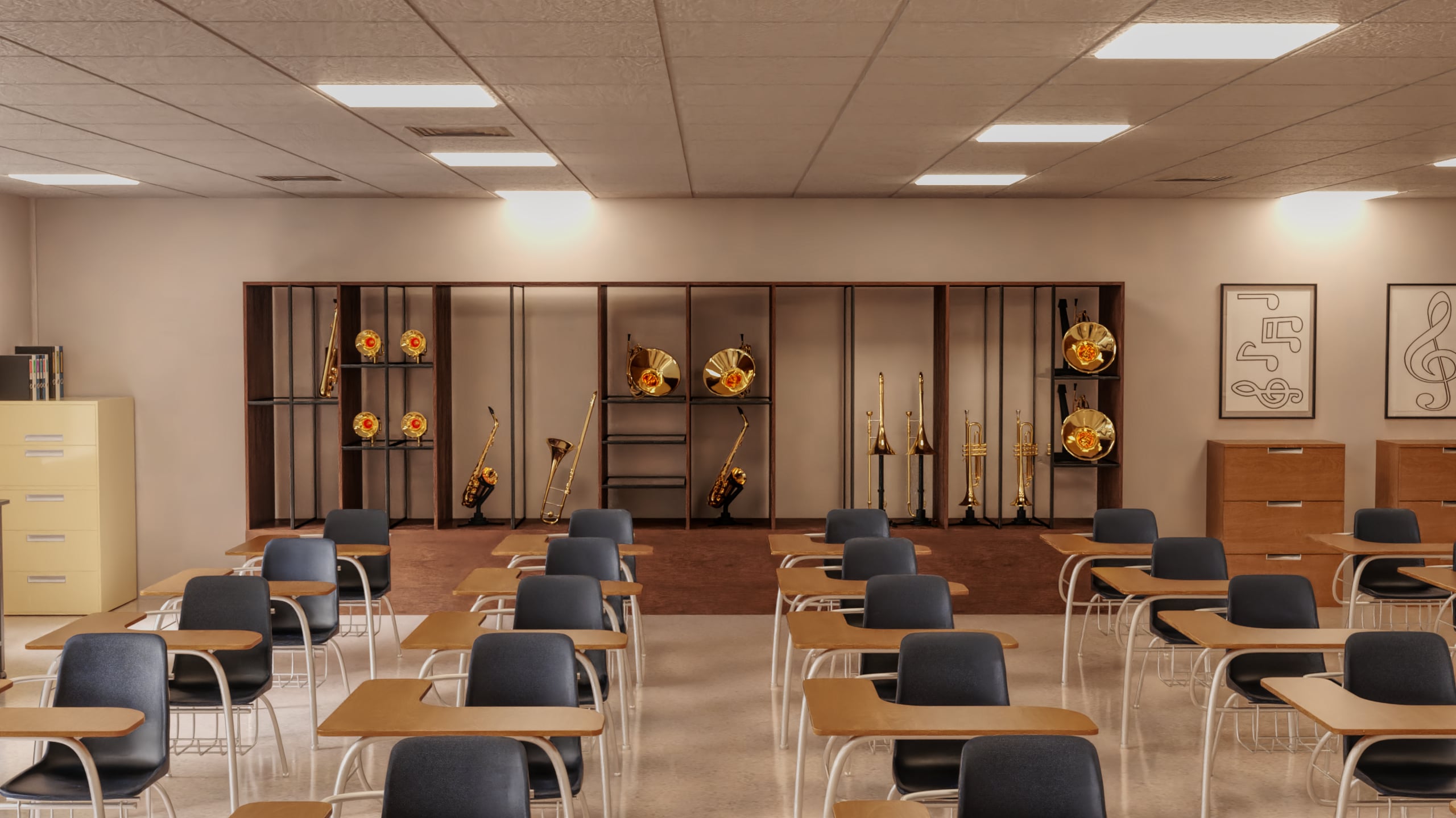 Music Classroom | Daz 3D