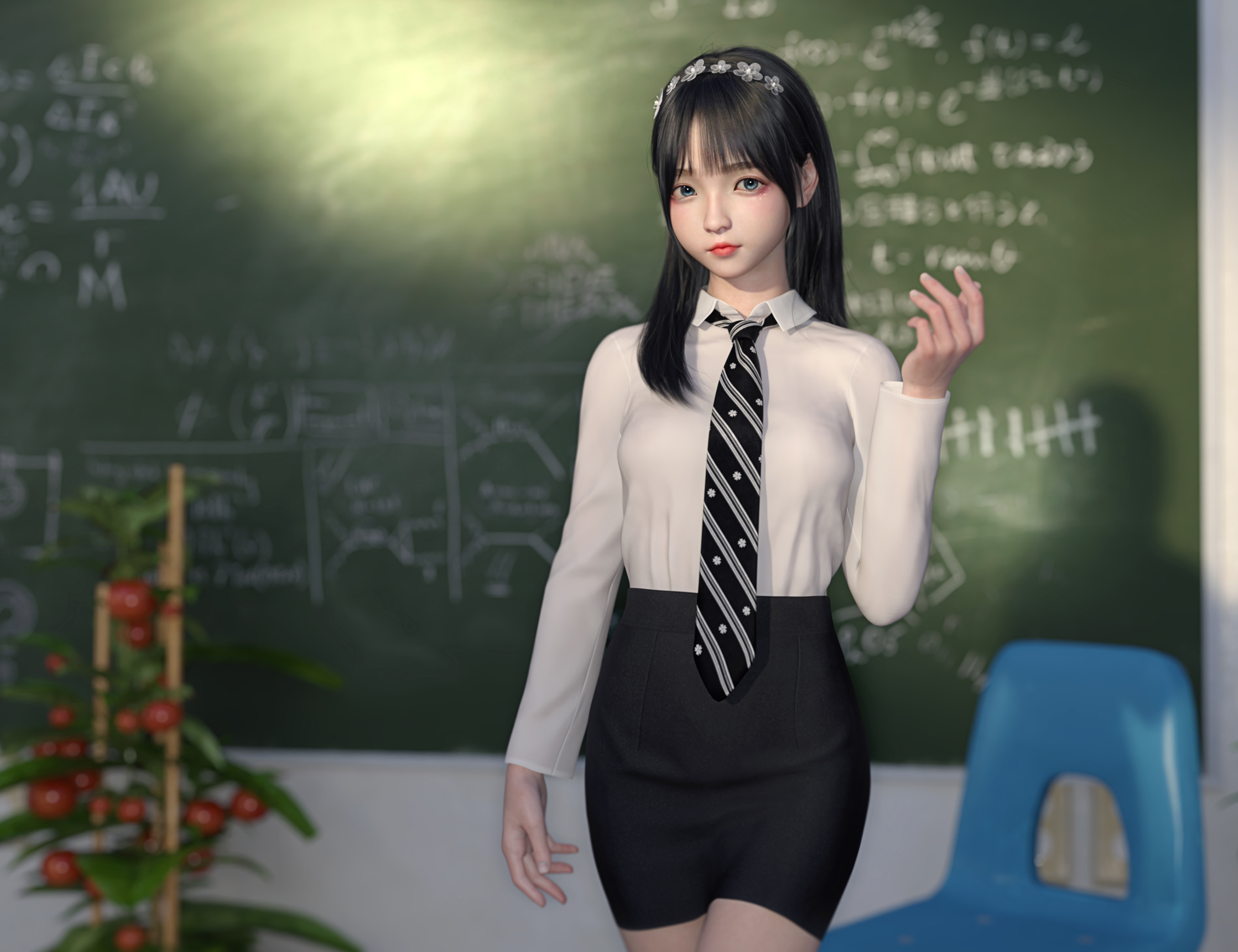 dForce SU JK School Uniform Suit for Genesis 9, 8.1, and 8 Female | Daz 3D