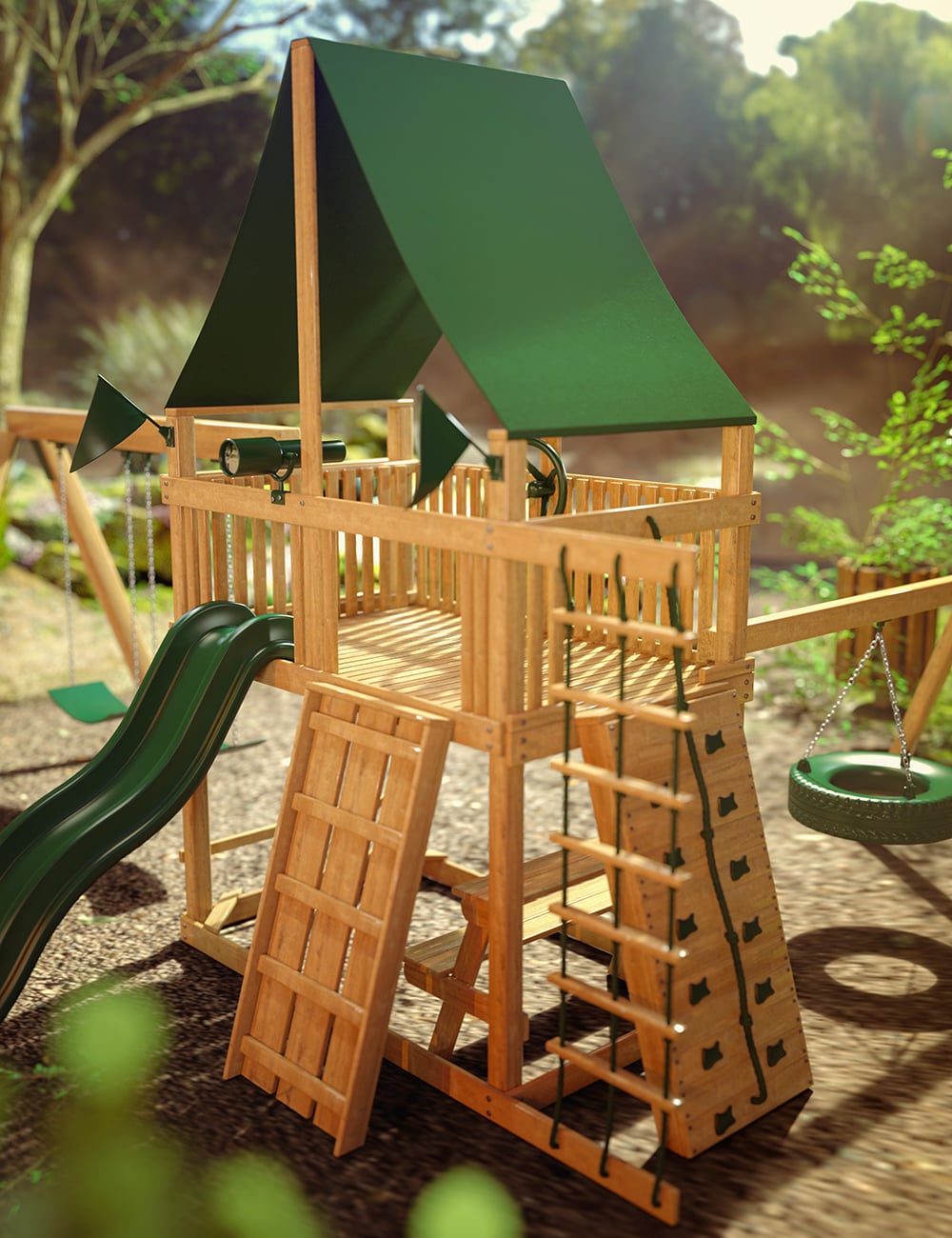 Fill Your Backyard: Playset Bundle | Daz 3D